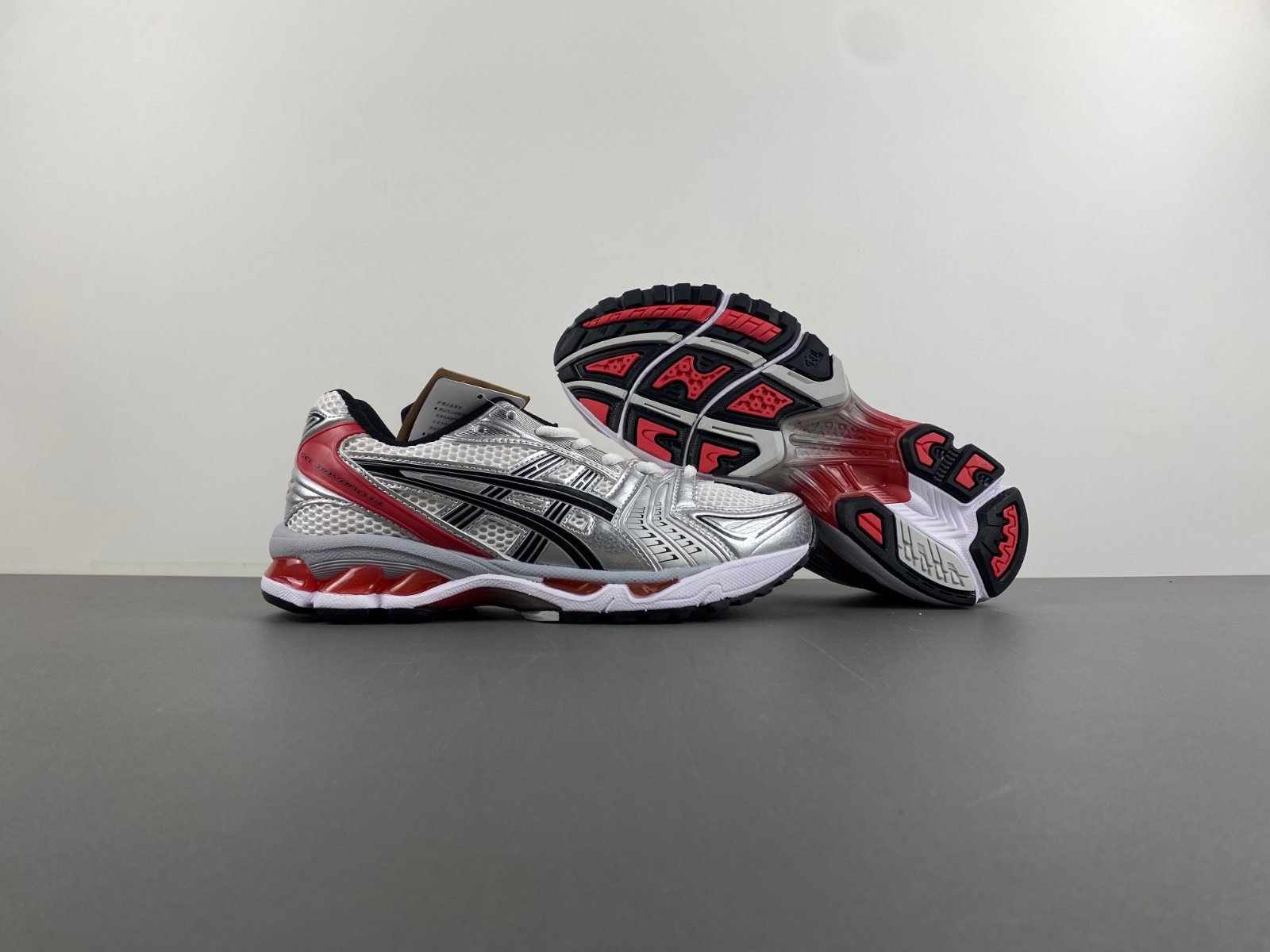 ASICS Gel-Kayano 14 White Classic Red - SneaKeraDictz