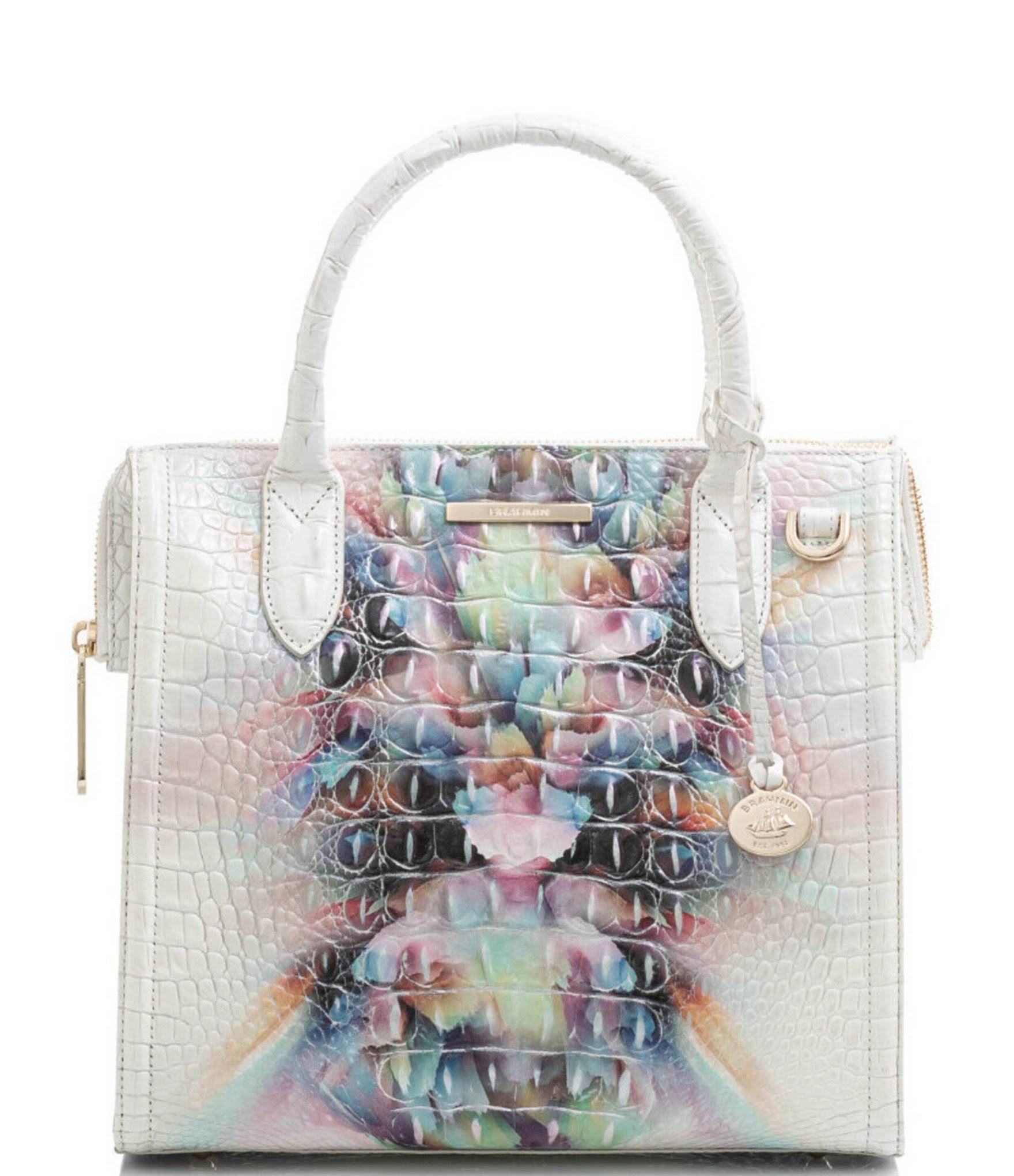 Brahmin Melbourne Collection Small Caroline Satchel Bag - Prism - Ritoyou