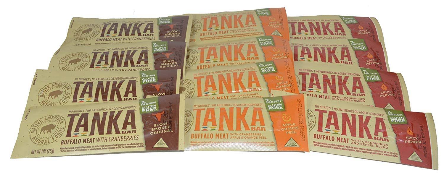 Tanka Bar Natural Buffalo Bar Variety Pack of 12 - Ritoyou