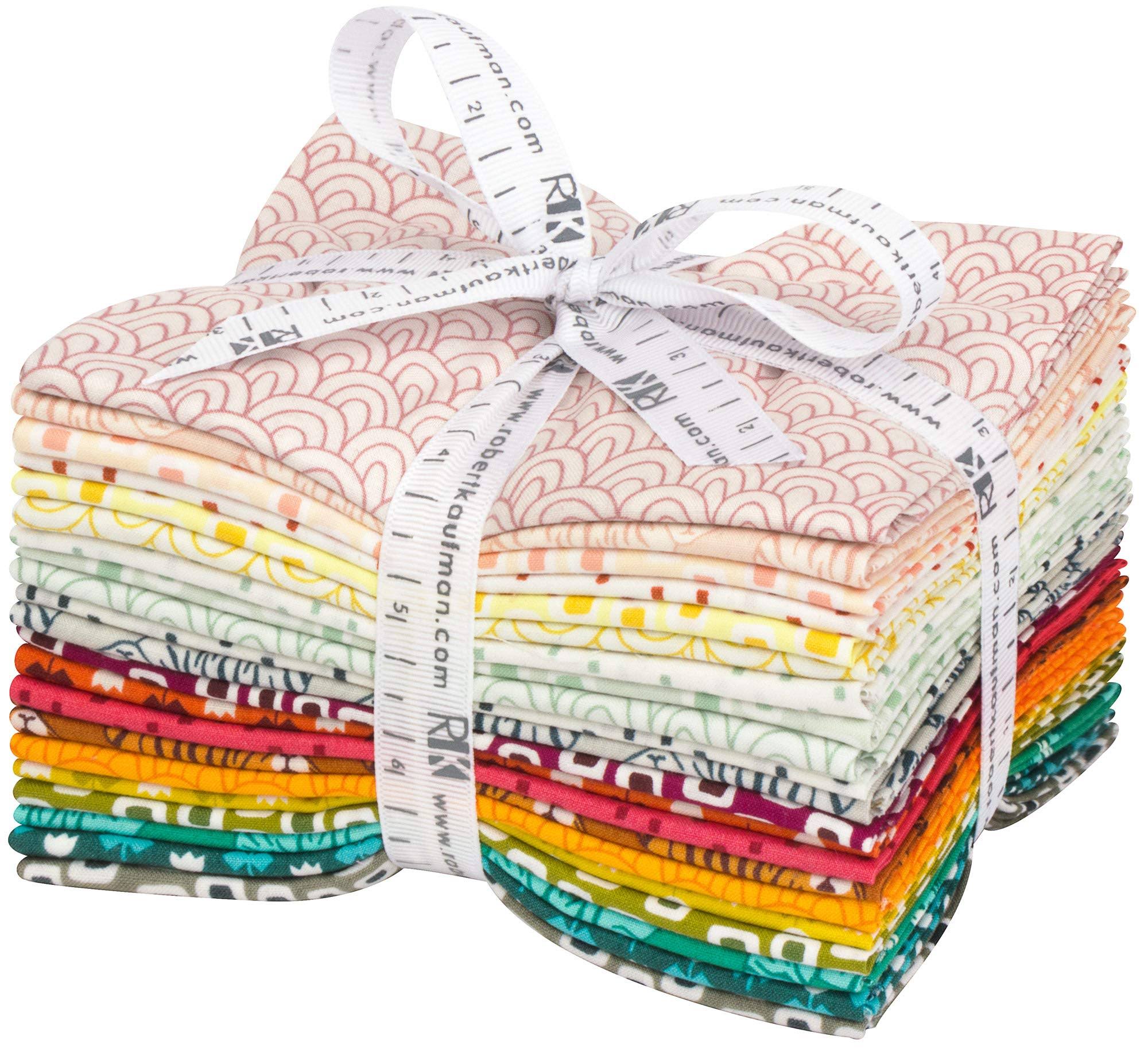 Robert Kaufman - Library by Elizabeth Hartman - FQ Bundle, 21 Pcs - Ritoyou