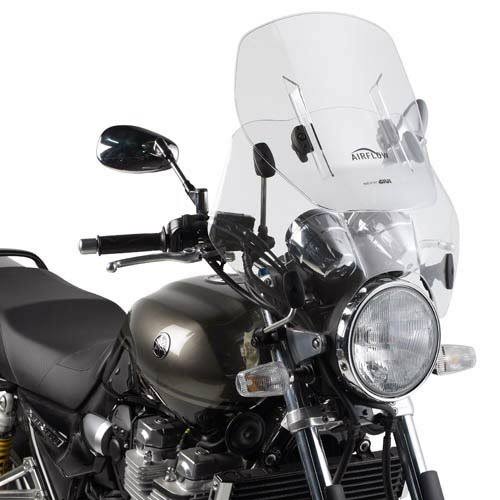 Givi AF49 Airflow Adjustable Wind Screen - Universal 4 Point Mount ...