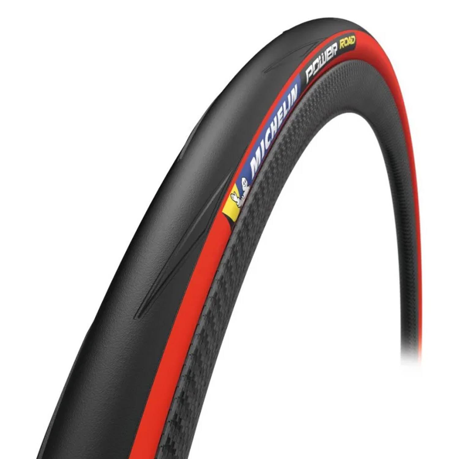 Michelin Power Road TS Tire - Red - 700 x 25C - Ritoyou