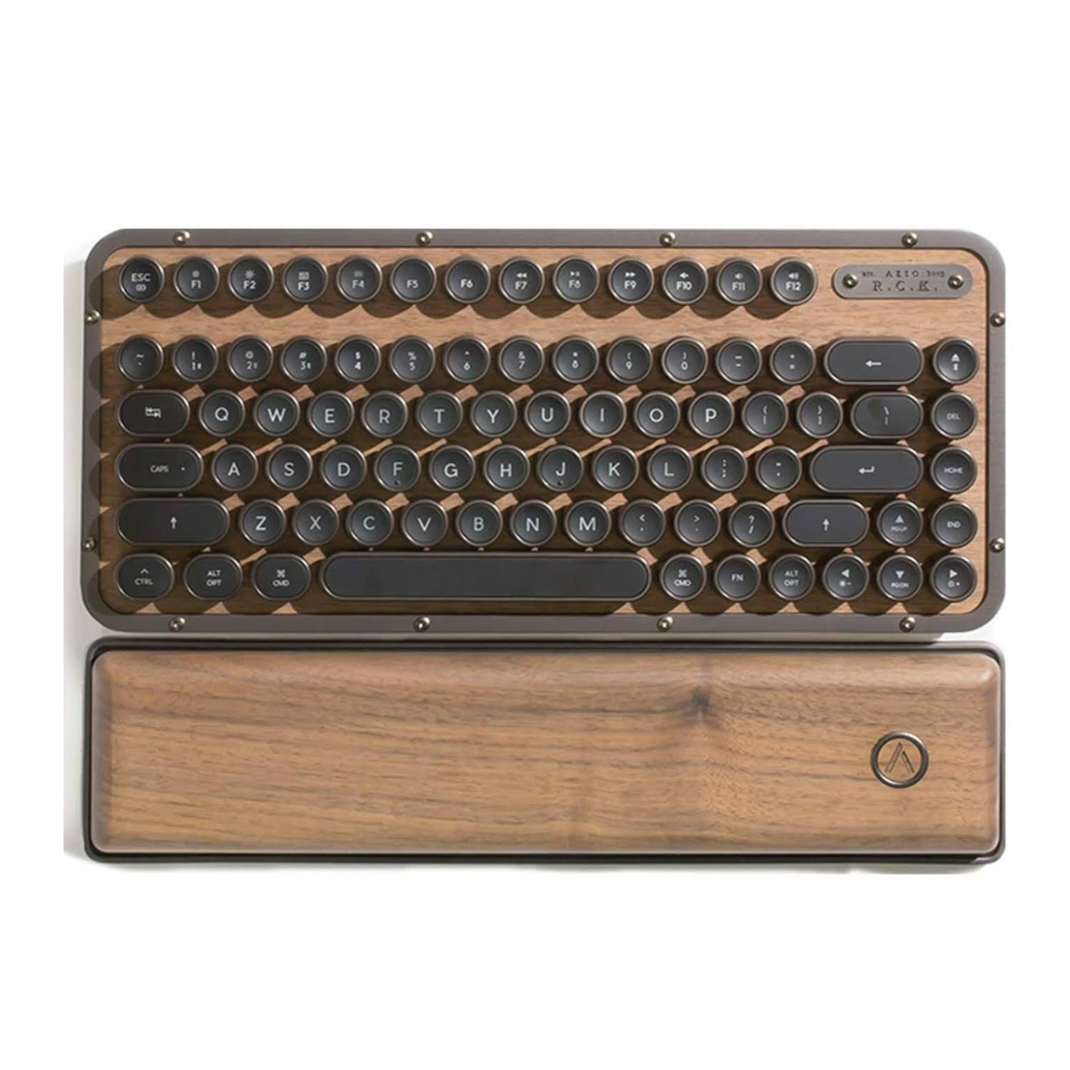 Azio Retro Wireless Keyboard, Compact, Elwood - Ritoyou