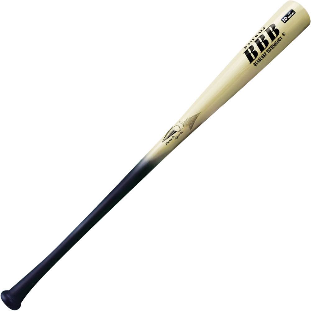 BamBooBat Bamboo Wood Baseball Bat: HBBN30D - Black/Natural - Ritoyou