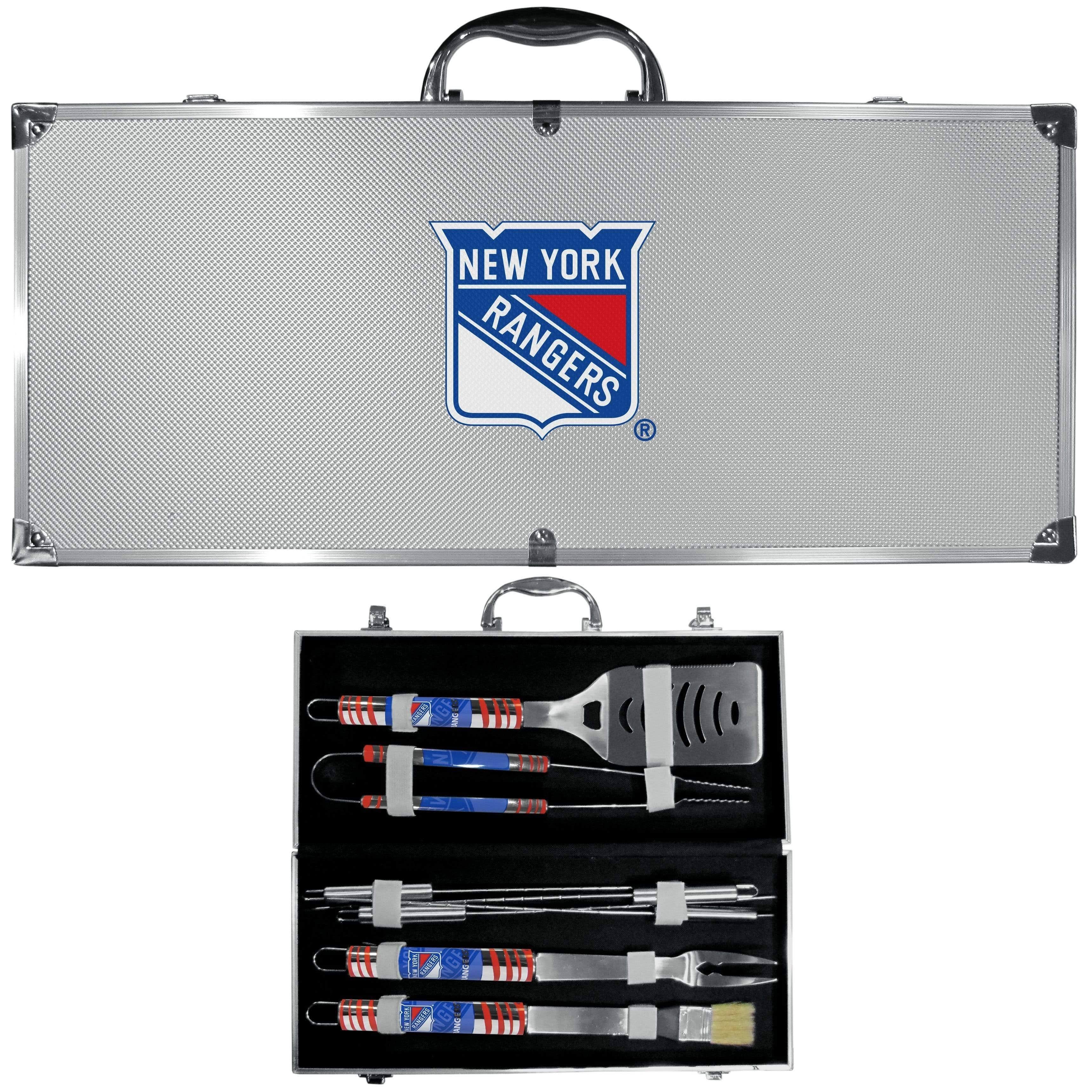 New York Rangers 8 PC Tailgater BBQ Set - Ritoyou