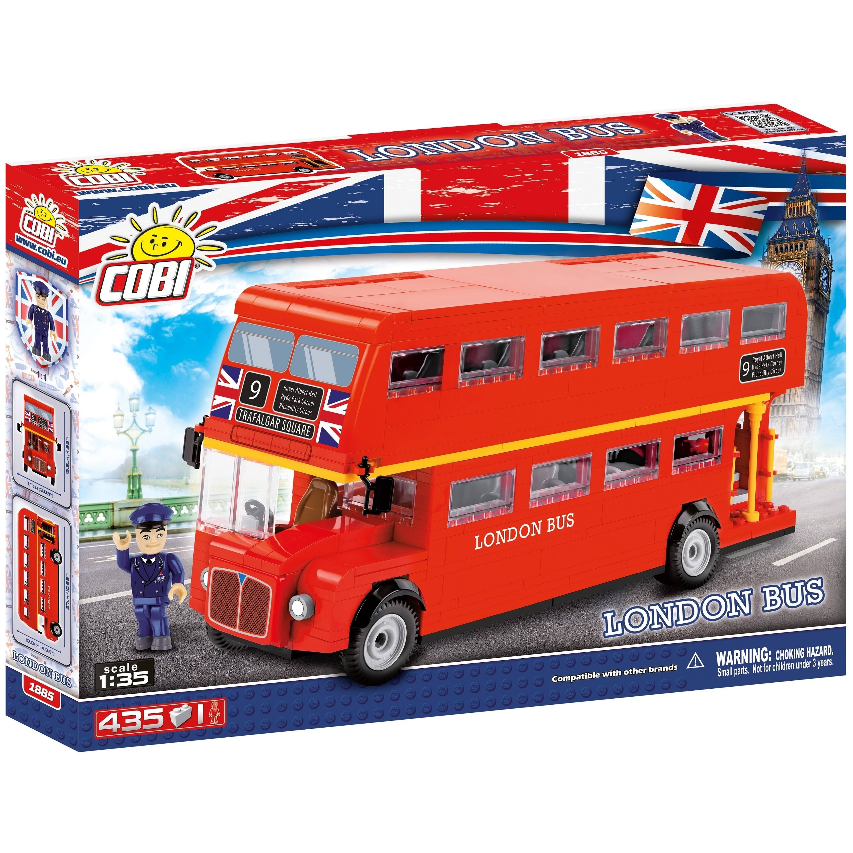 Cobi Action Town London Bus 435 Piece Construction Blocks Building Kit ...