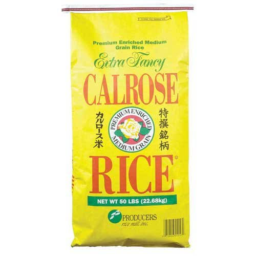Producers Rice Mill Inc Calrose Medium Grain Milled Rice, 50 Pound ...