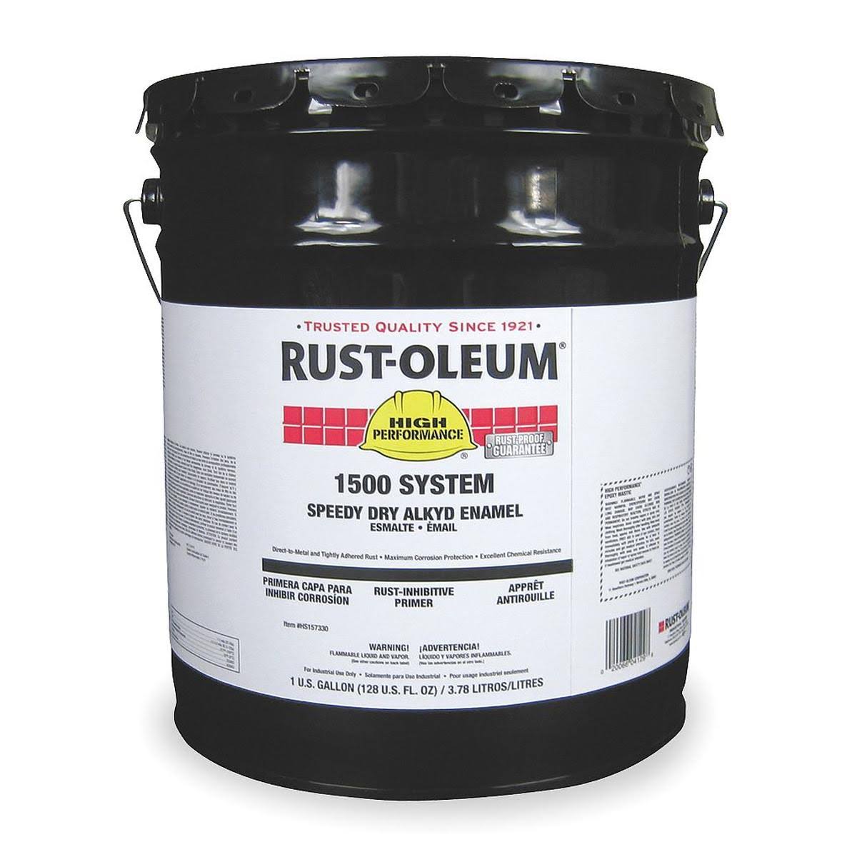 Rust-Oleum HS1573300 Rust Inhibitive Primer, Flat Yellow, 5 Gal - Ritoyou