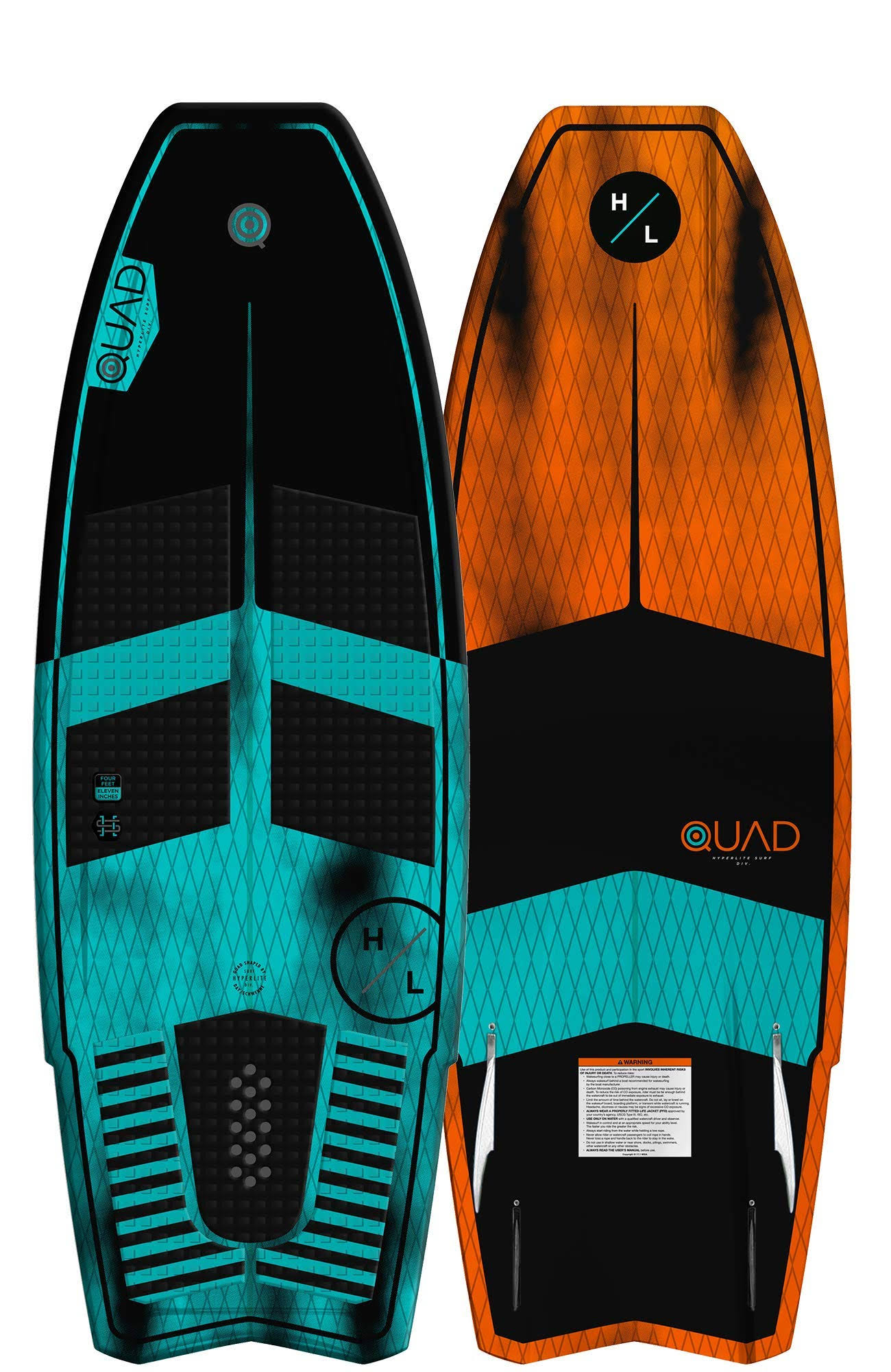 Hyperlite Quad Wakesurf Board 2019 - Ritoyou