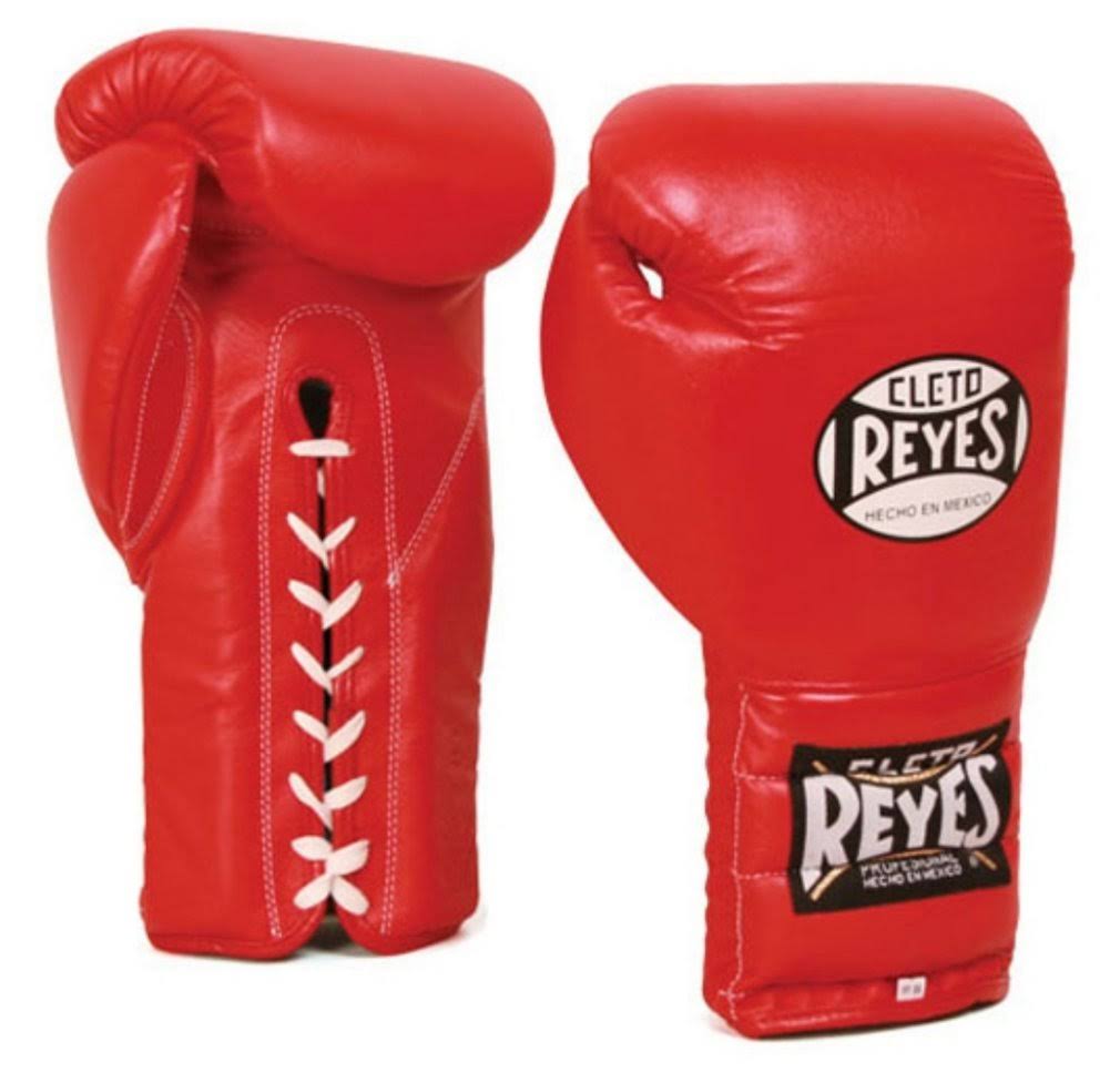 Cleto Reyes Traditional Lace Up Training Boxing Gloves - Red - Ritoyou