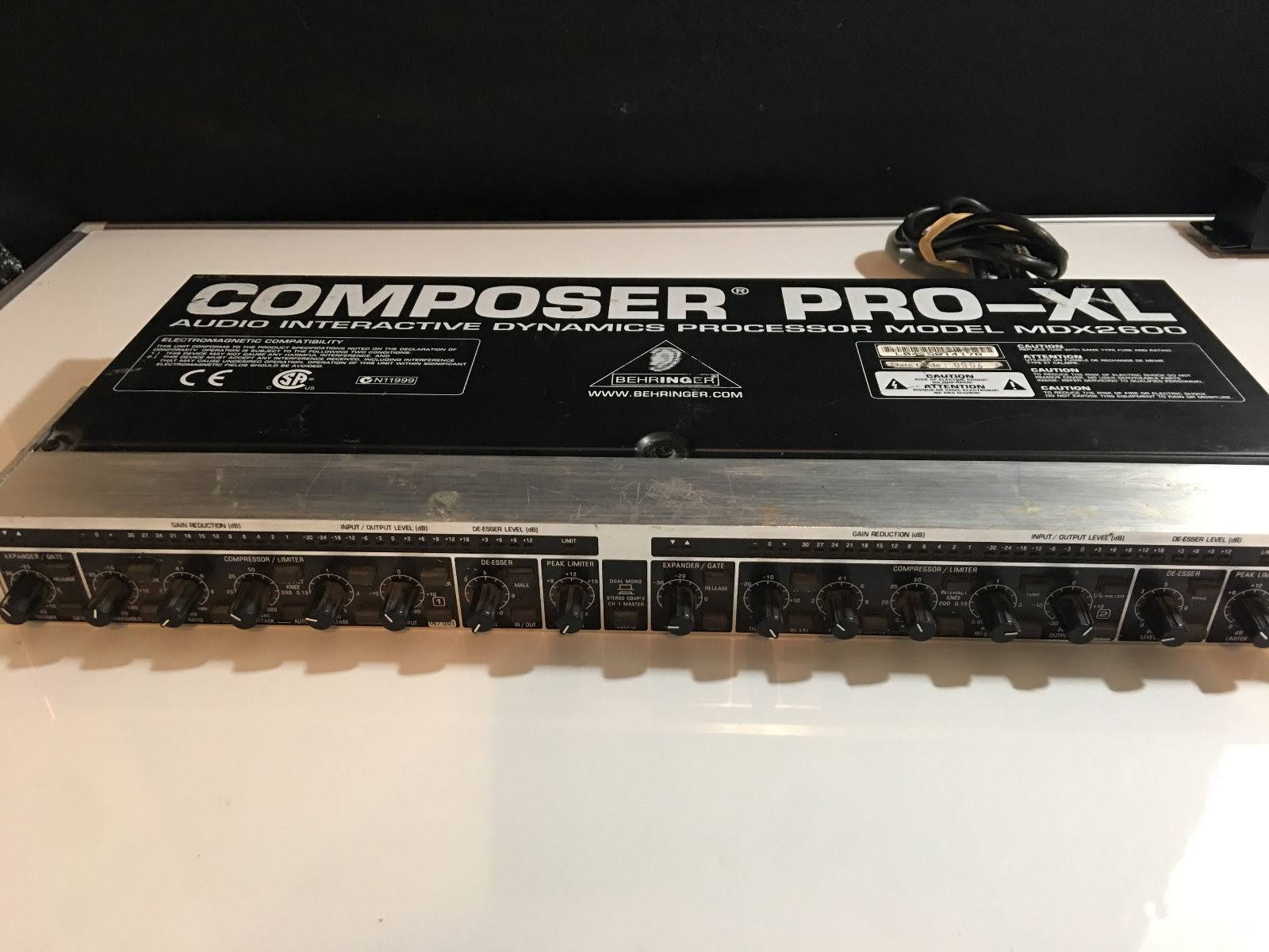 Behringer Composer PRO-XL Audio Interactive Processor MDX2600 - Ritoyou