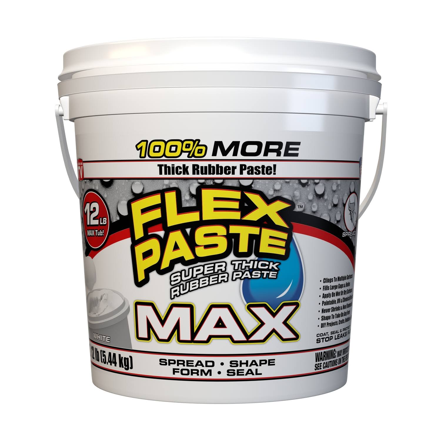 Flex Paste Max 12lb, White - Ritoyou