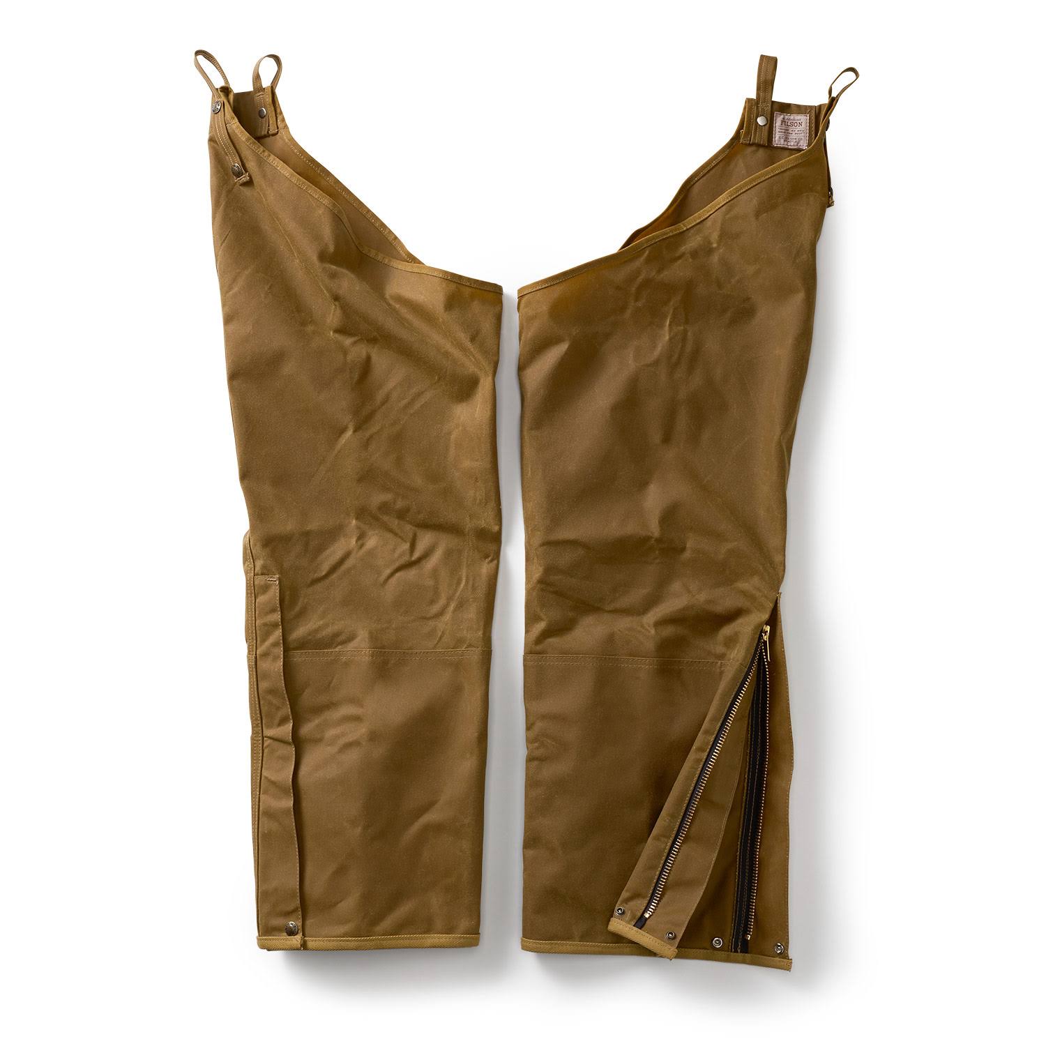 Filson Double Tin Cloth Chaps, Tan - Husky-Regular - Ritoyou