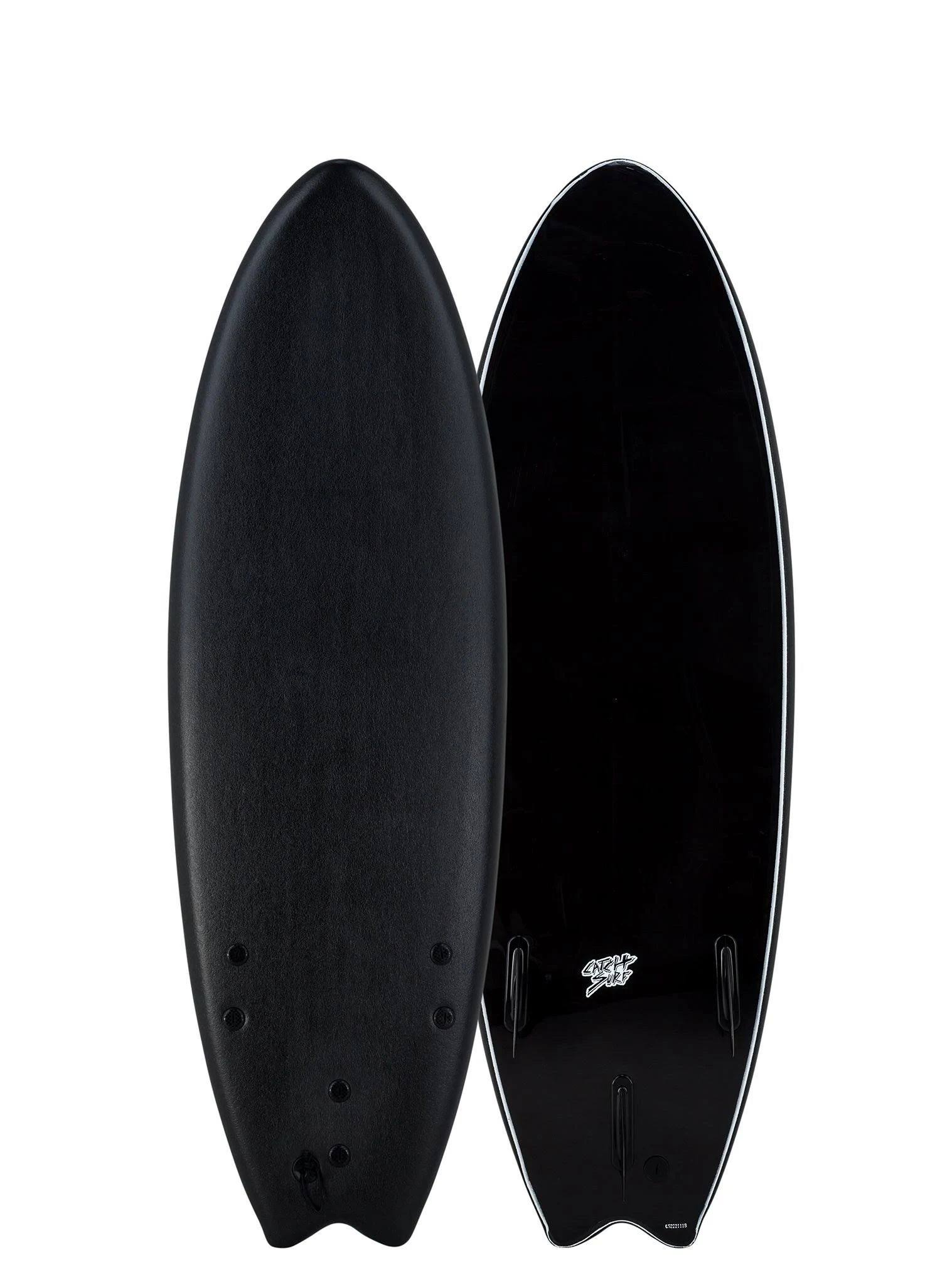 Catch Surf Blank Series 5&6 Fish Tri Fin Surfboard 2020 in Black - Ritoyou