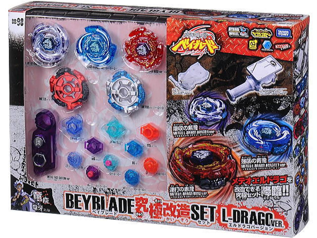 Beyblade Metal Ultimate Reshuffle Customize Set L-Drago BB-98 - Ritoyou