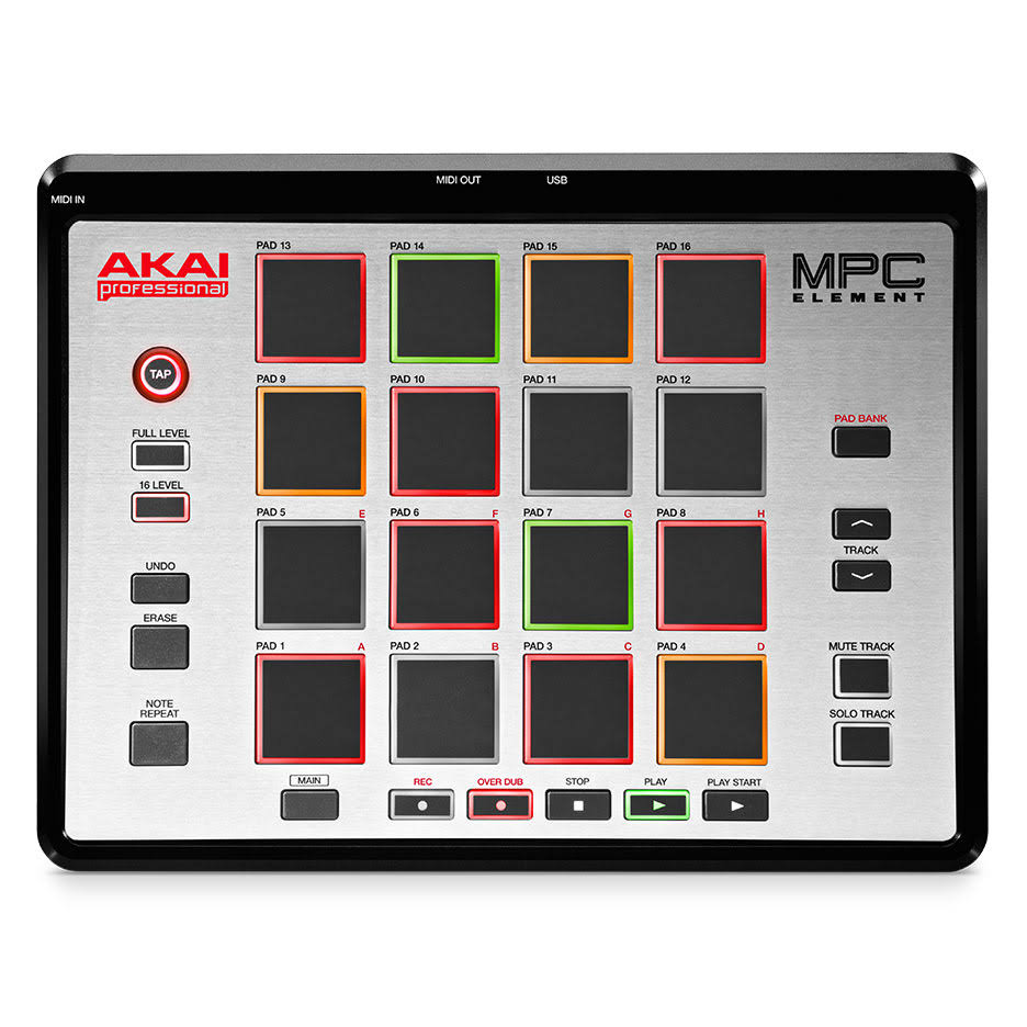 Akai MPC Element Music Production Controller with 1GB Sound Library - Ritoyou