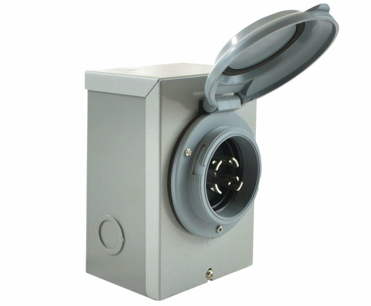 Conntek iSi 80601-gybx NEMA L14-30 Temporary Generator Power Inlet Box ...