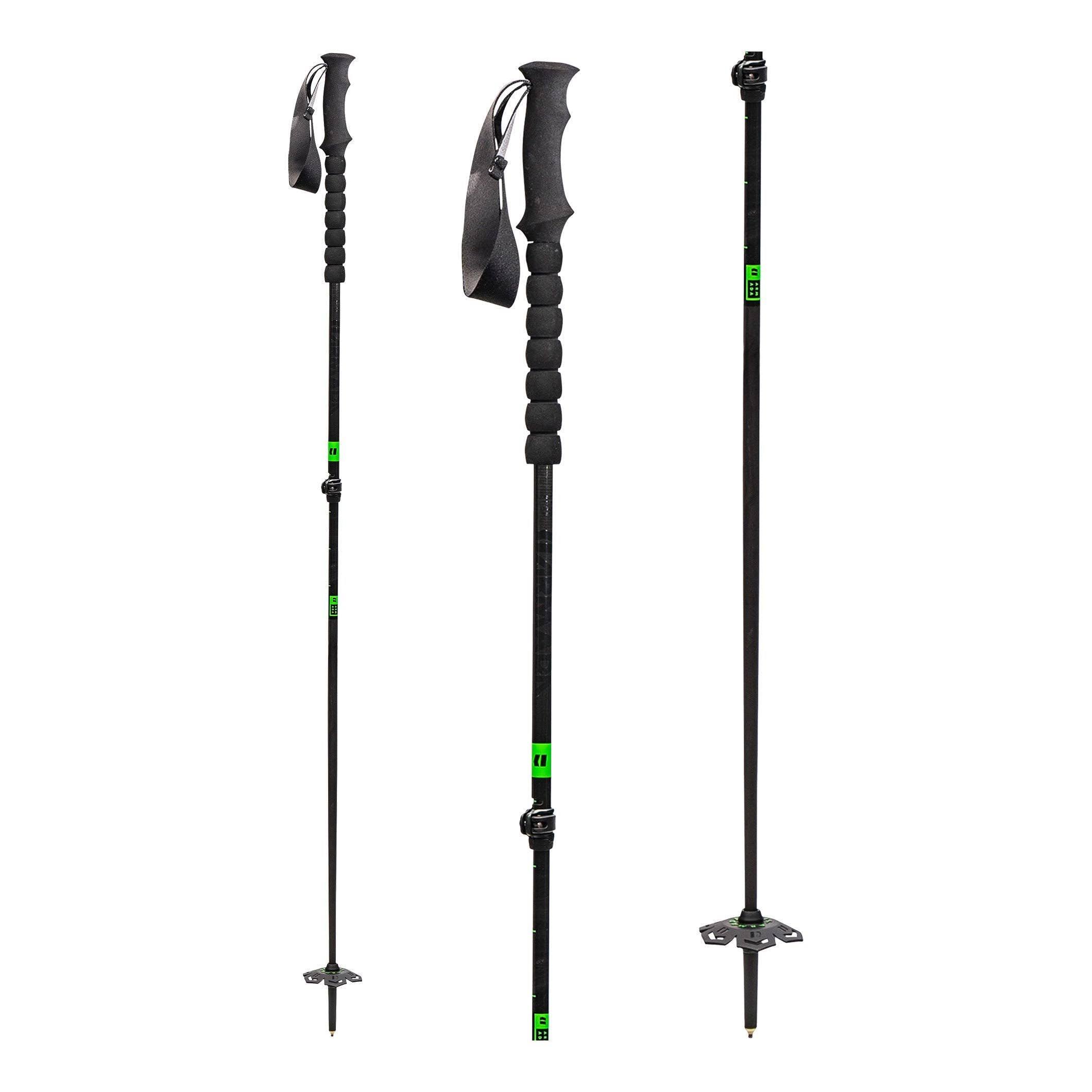 Armada Carbon Adjustable Ski Poles-Black - Ritoyou
