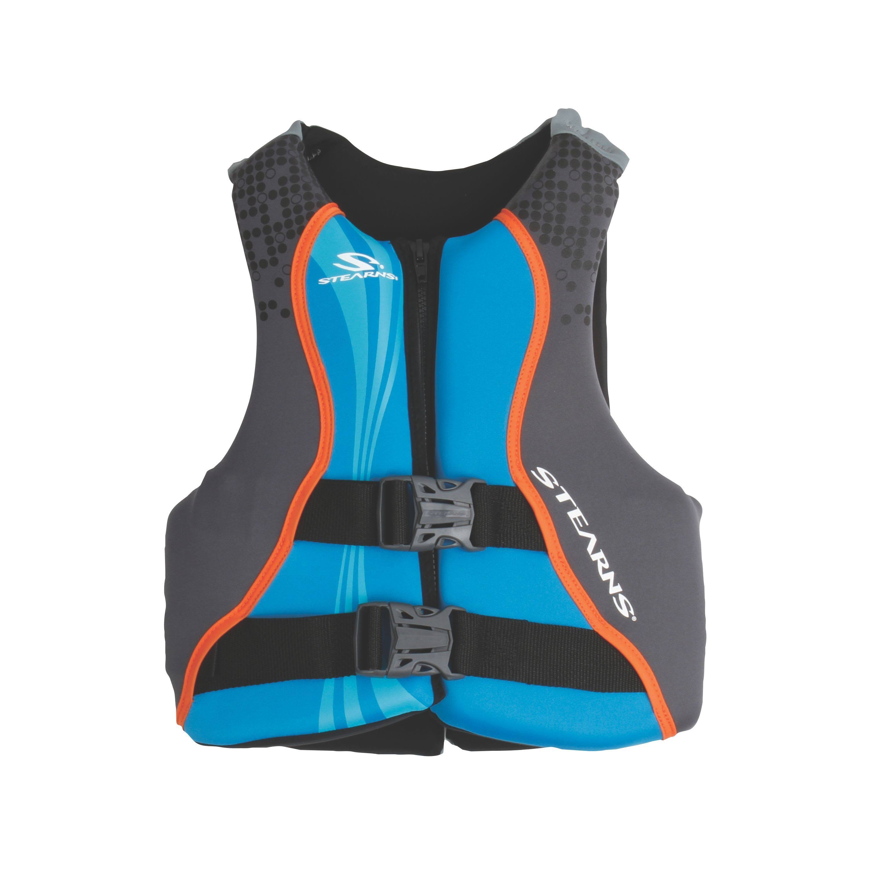 Stearns Youth Hydroprene Vest Life Jacket, Blue/Grey - Ritoyou