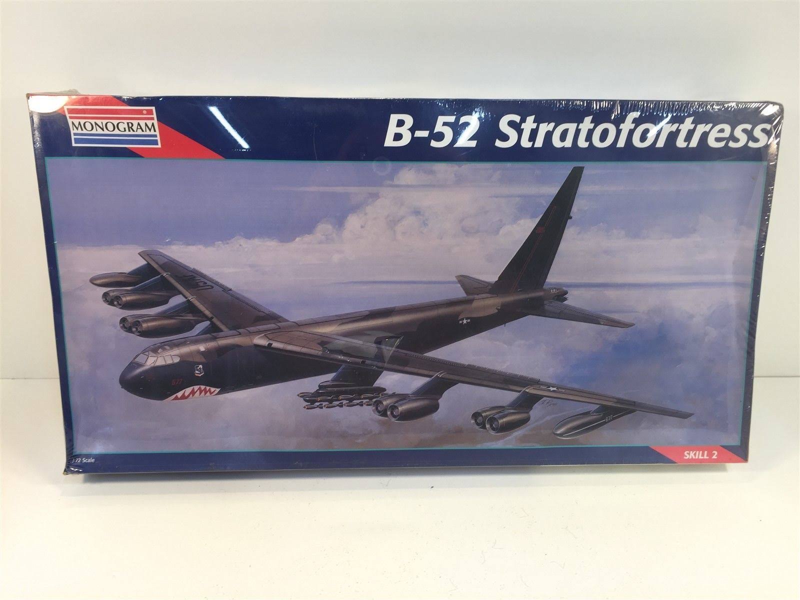 Vintage 1995 Monogram B-52 Stratofortress 1:72 Scale Factory Sealed 57 ...