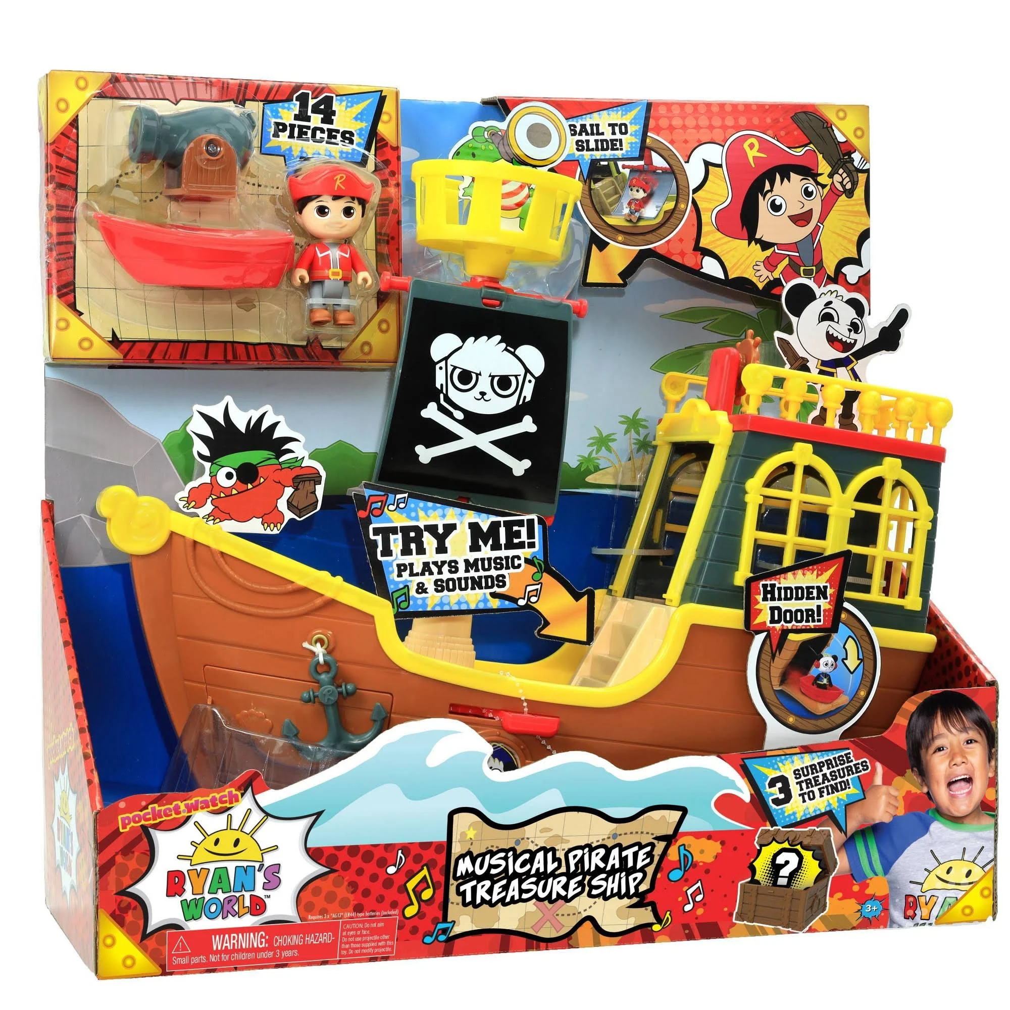 Ryan&s World Musical Pirate Treasure Ship - Ritoyou