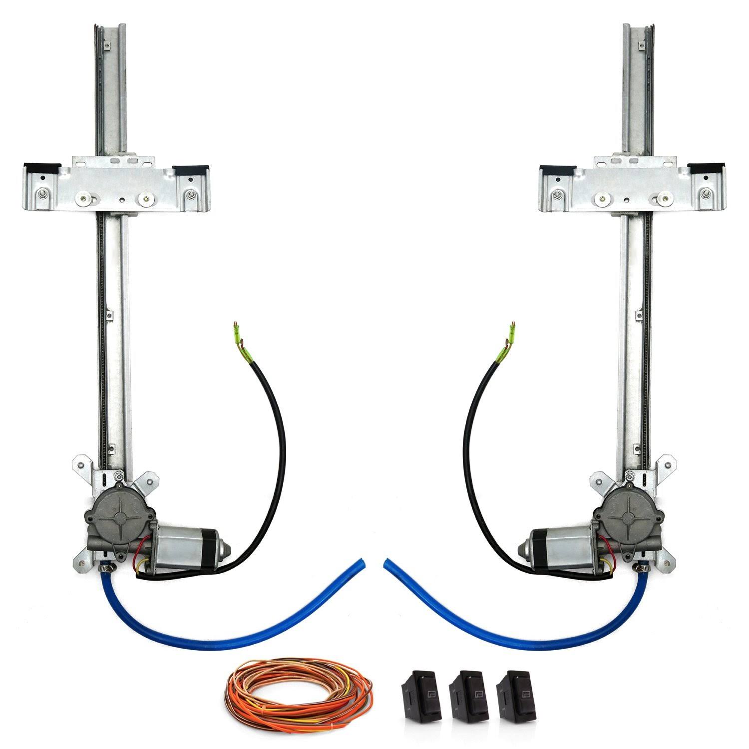 AutoLoc Flat Power Window Kit with 3 Switches - Ritoyou