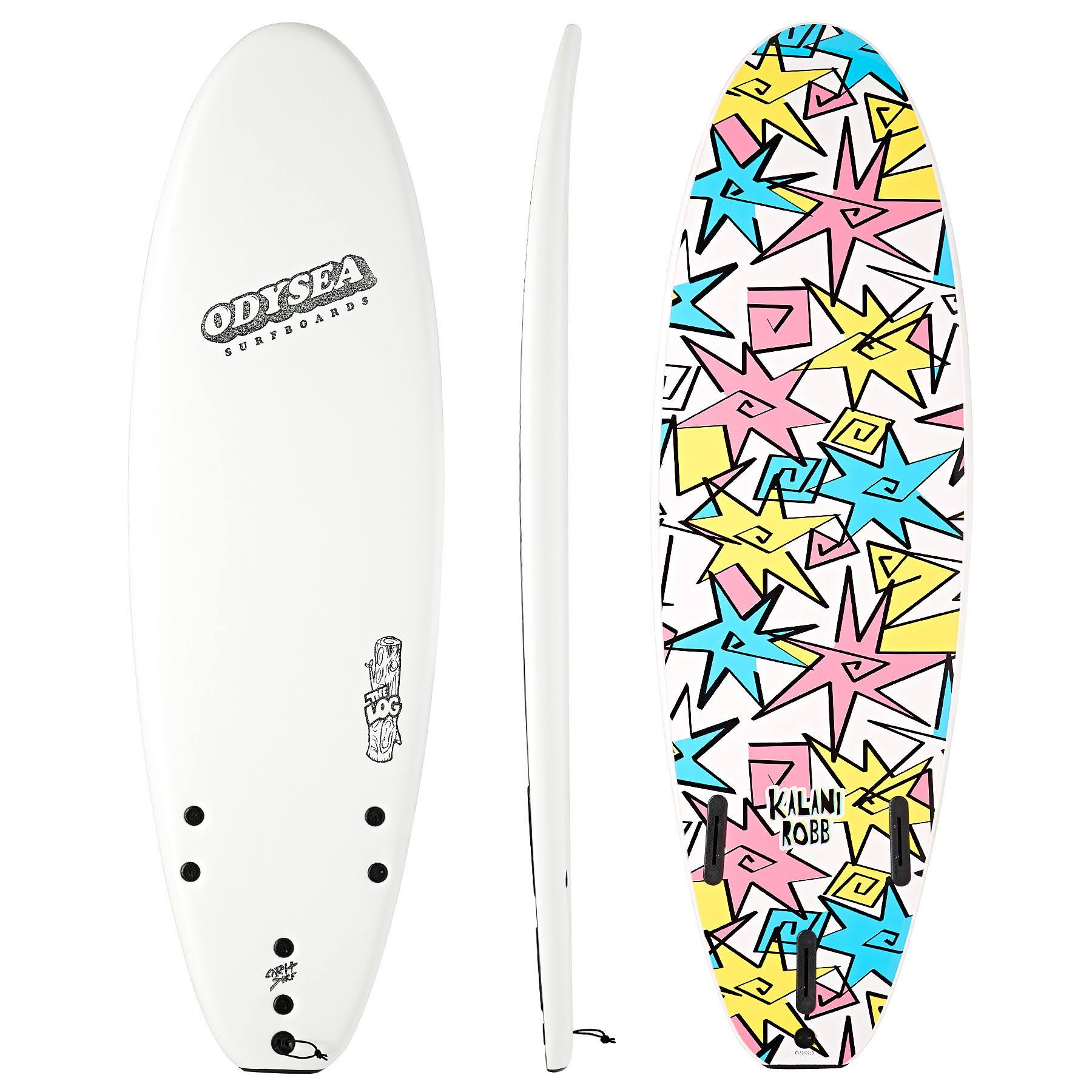 Catch Surf Odysea Log Soft Surfboard, Kalani Robb White / 7&0 - Ritoyou