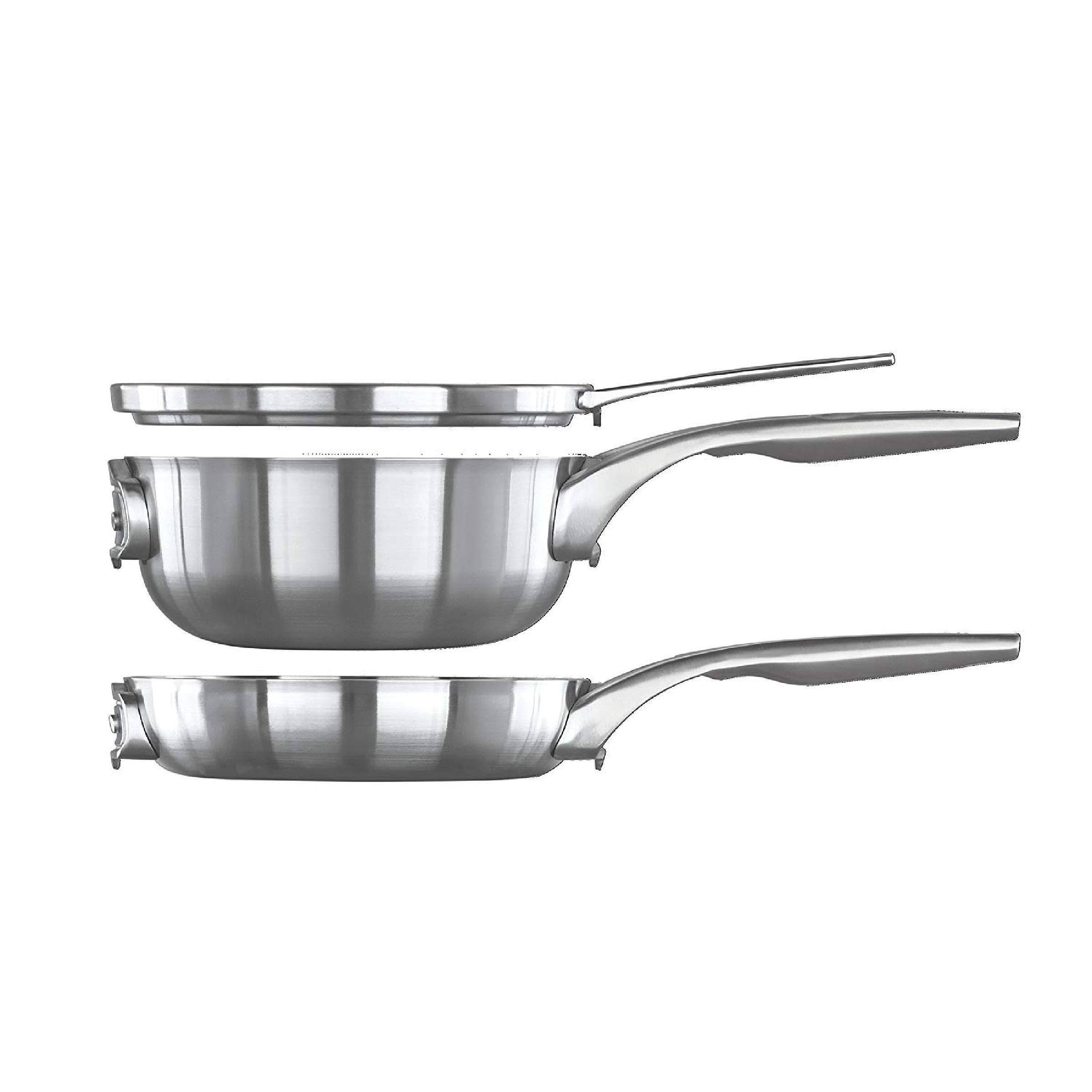 Calphalon Premiere Space Saving 3-Piece Stainless Steel Stackable ...