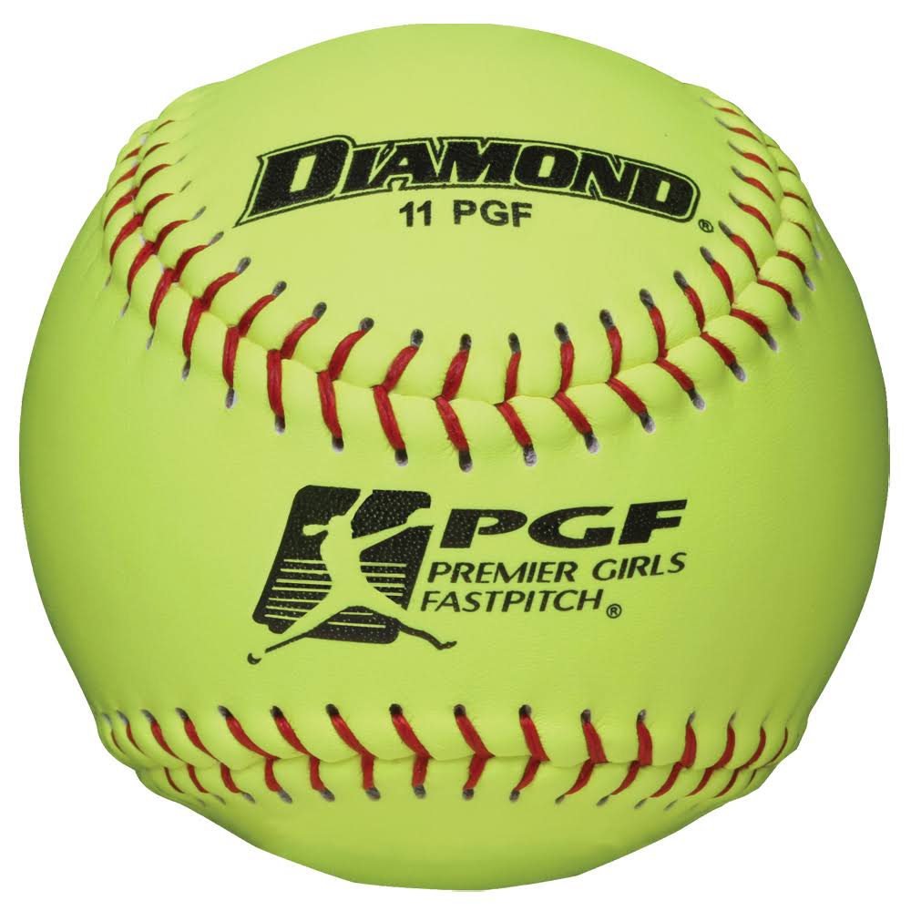Diamond Premier Fastpitch Official Softballs (Dz) Yellow - Ritoyou