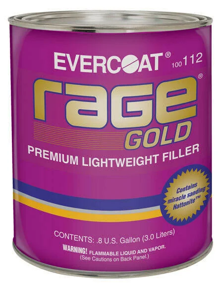 Fibre Glass-Evercoat 112 Rage Gold Premium Lightweight Body Filler, G ...