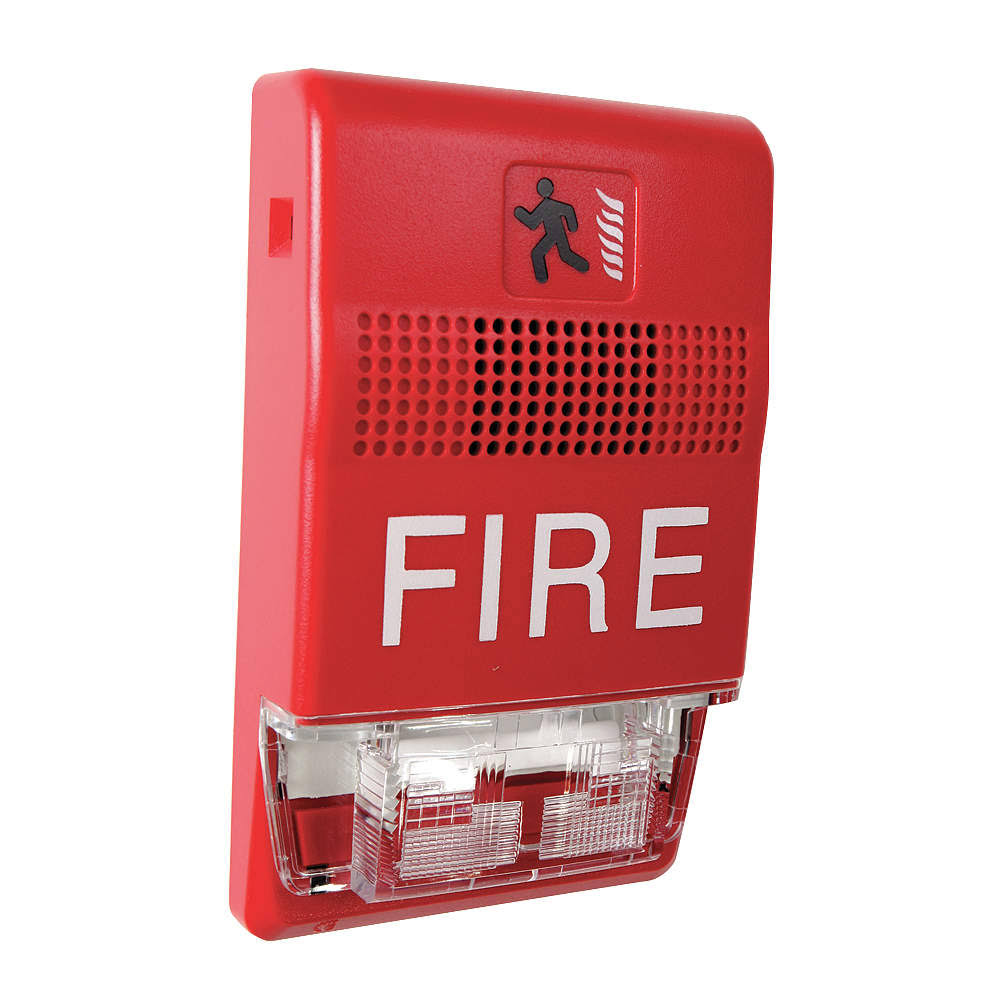 Edwards Signaling EG1RF-CVM Chime Strobe,Marked Fire,red - Ritoyou