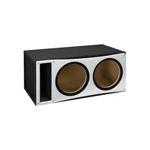 Atrend Enclosures BP12DV 12 Dual Sealed Slammer Black Pearl Empty - Ritoyou