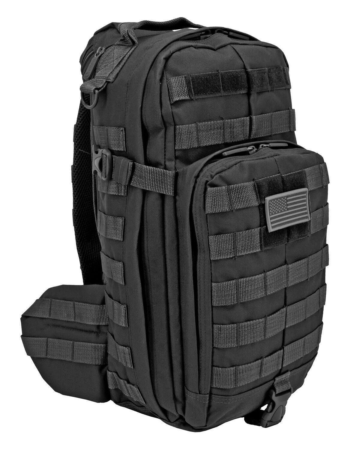 Tactical Rover Sling Bag - Black - Ritoyou