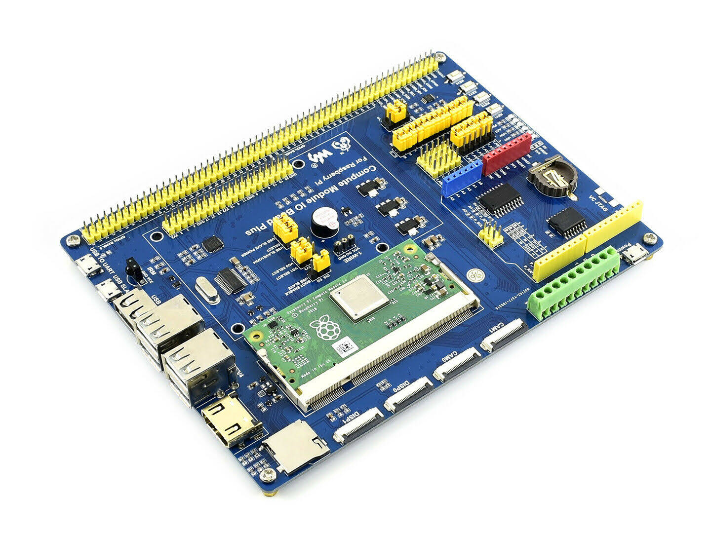 Waveshare Raspberry Pi Compute Module IO Board Plus CM3/CM3L Sensor ...