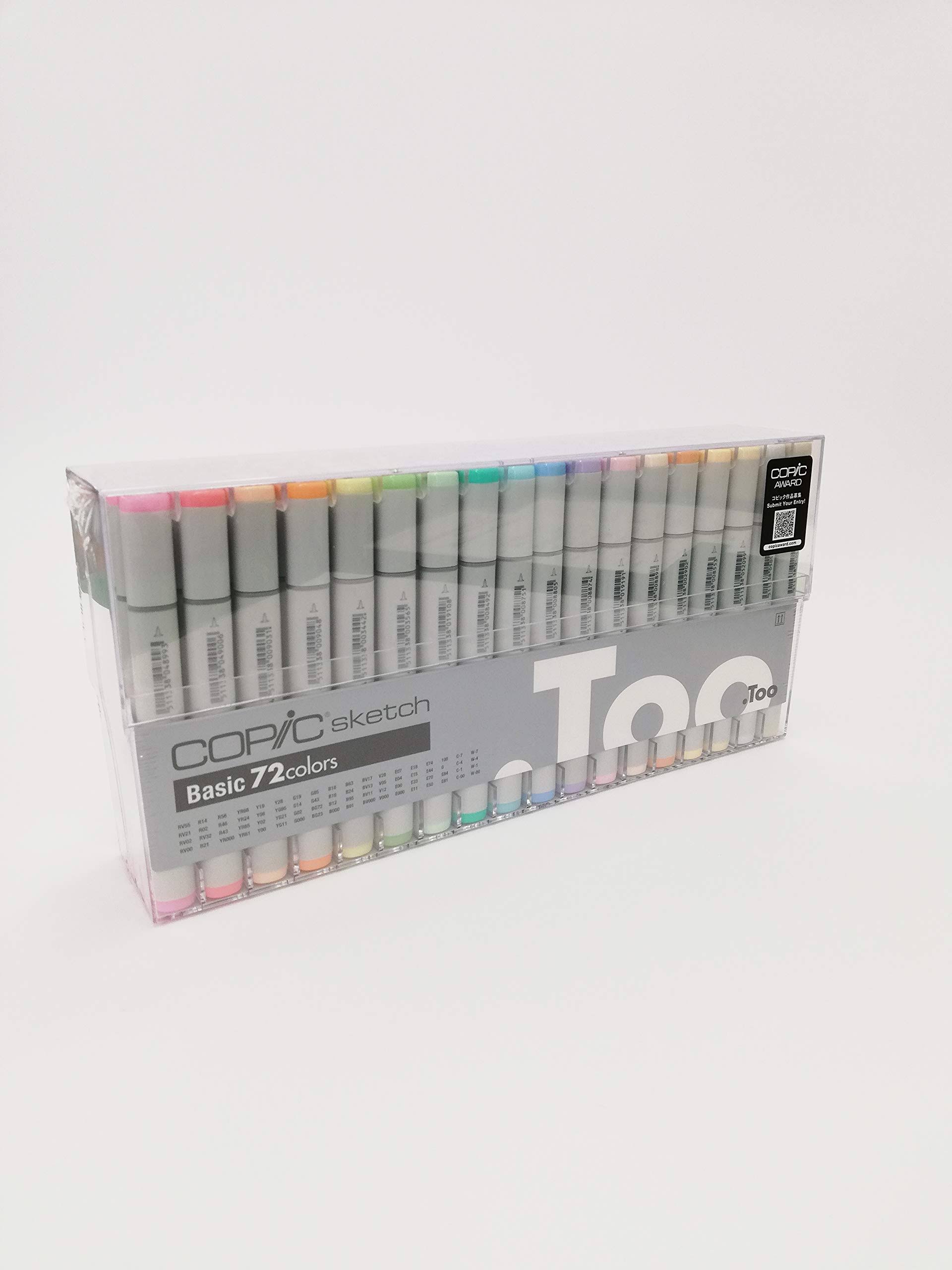 Copic Sketch Basic 72 Color Set - Ritoyou
