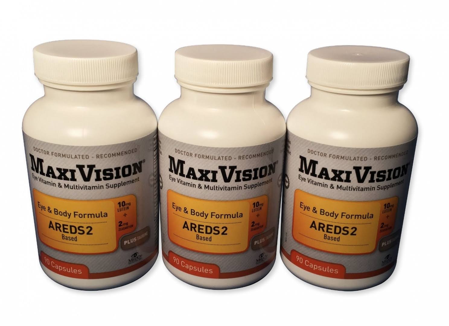 MaxiVision Eye u0026 Body Formula - 90 Capsules, 3 Bottles - Ritoyou
