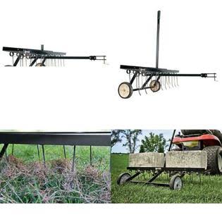 Agri-Fab Lawn Dethatcher Rake Tow Behind Tractor Mower Heavy Duty ...