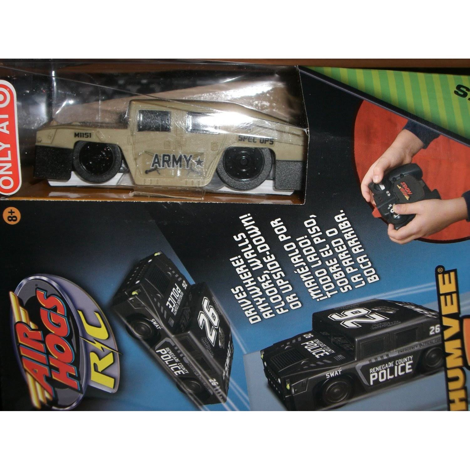 Spinmaster Air Hogs Zero Gravity Micro Car - Air Force Police Car - Ritoyou