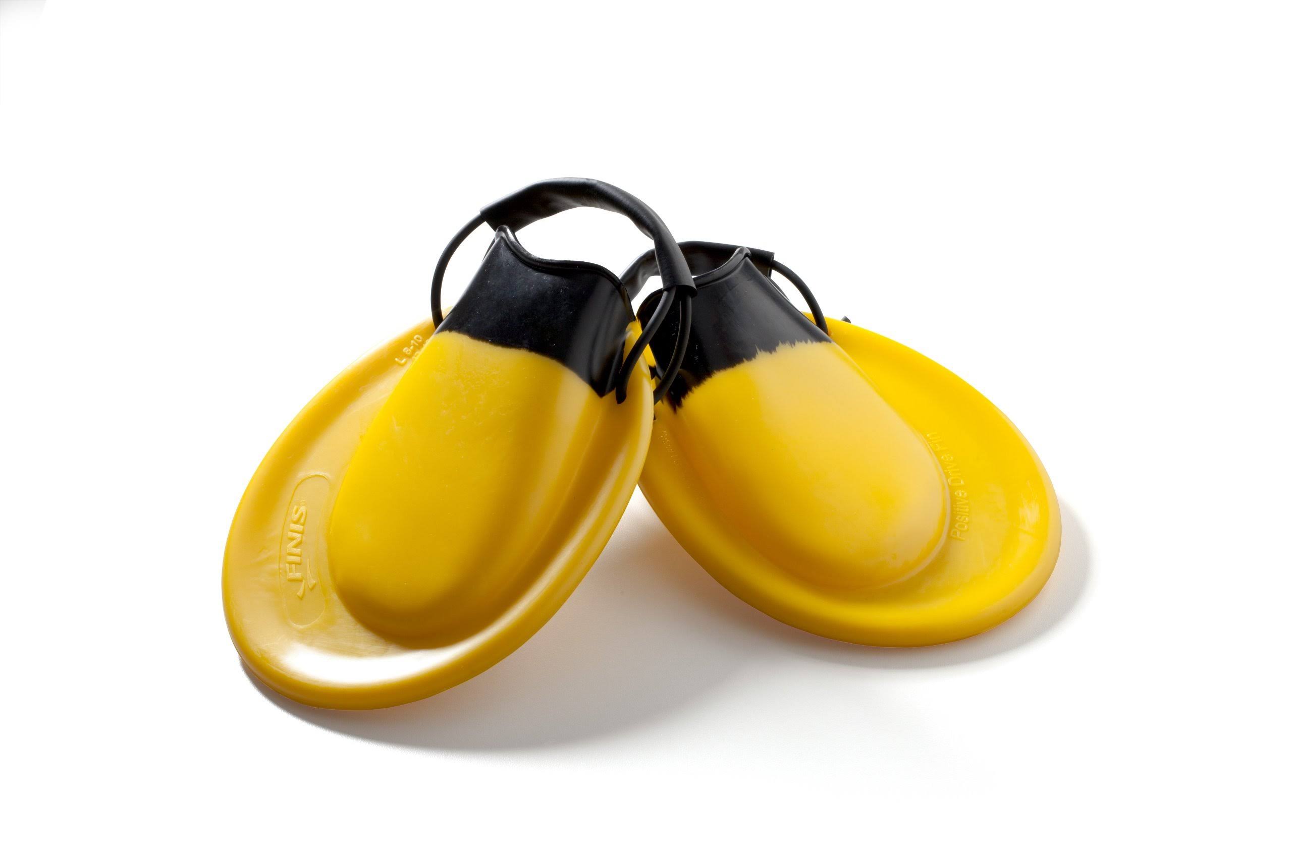 Finis Positive Drive Fins, Large, Yellow/Black - Ritoyou