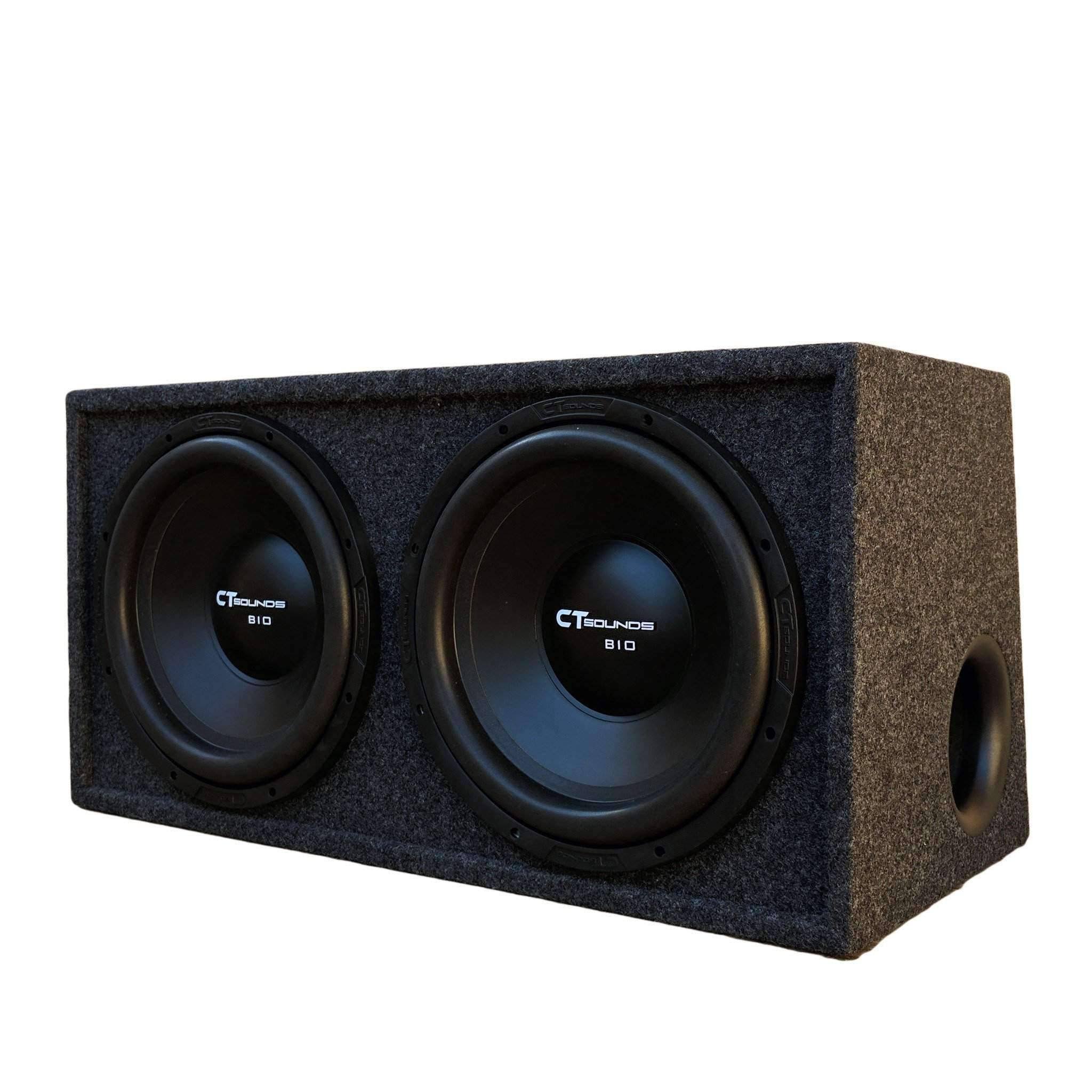 ct Sounds 2.0 Dual 12 inch Subwoofer Bass Package in Ported Box with ...