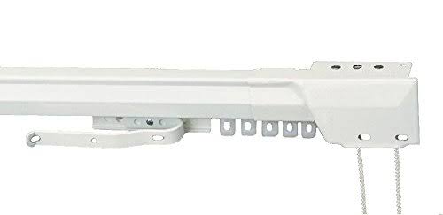 Kirsch One Way Right Single Traverse Rod White - Ritoyou