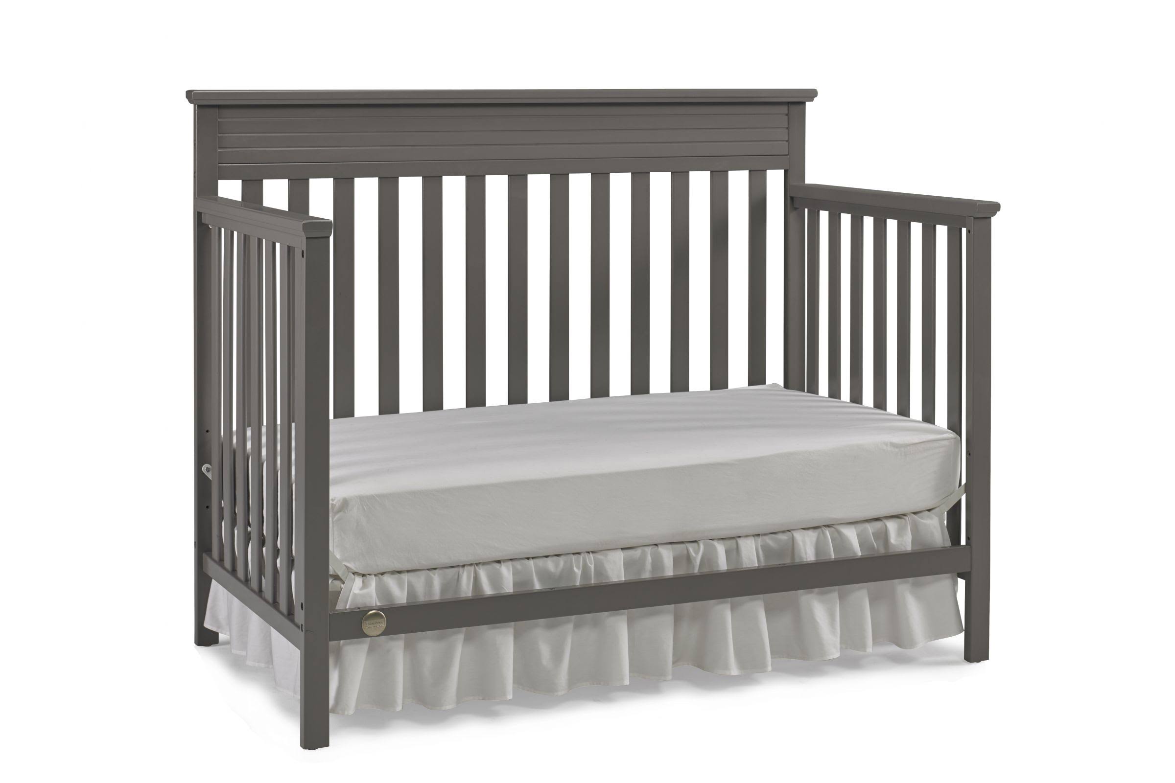 Fisher Price Newbury 4 in 1 Convertible Crib Stormy Grey - Ritoyou