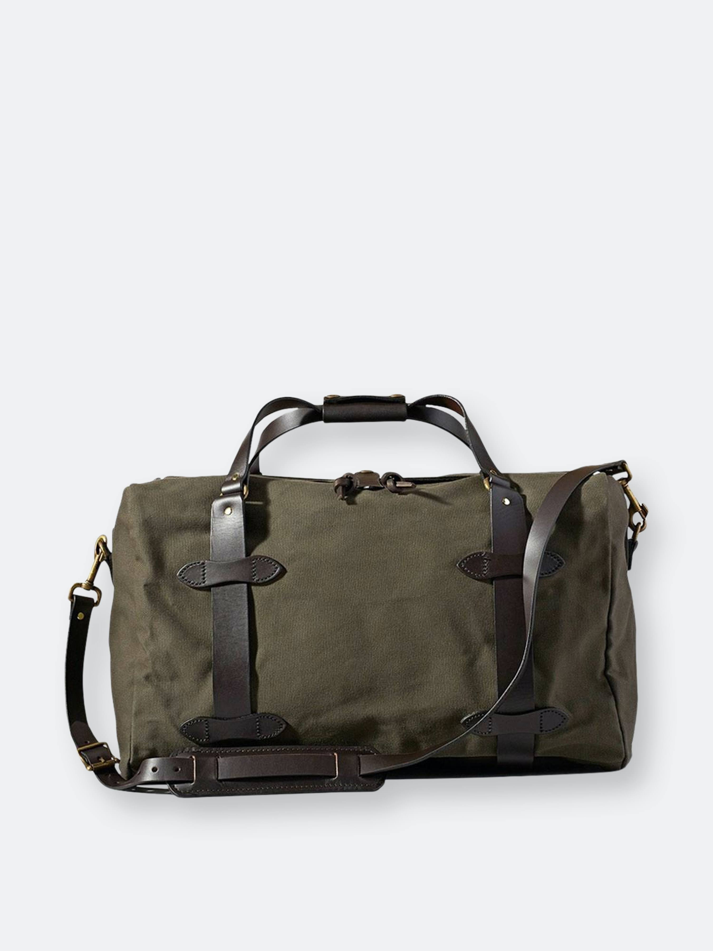 Filson Medium Twill Duffle Water-Resistant Bag, Otter Green - Ritoyou