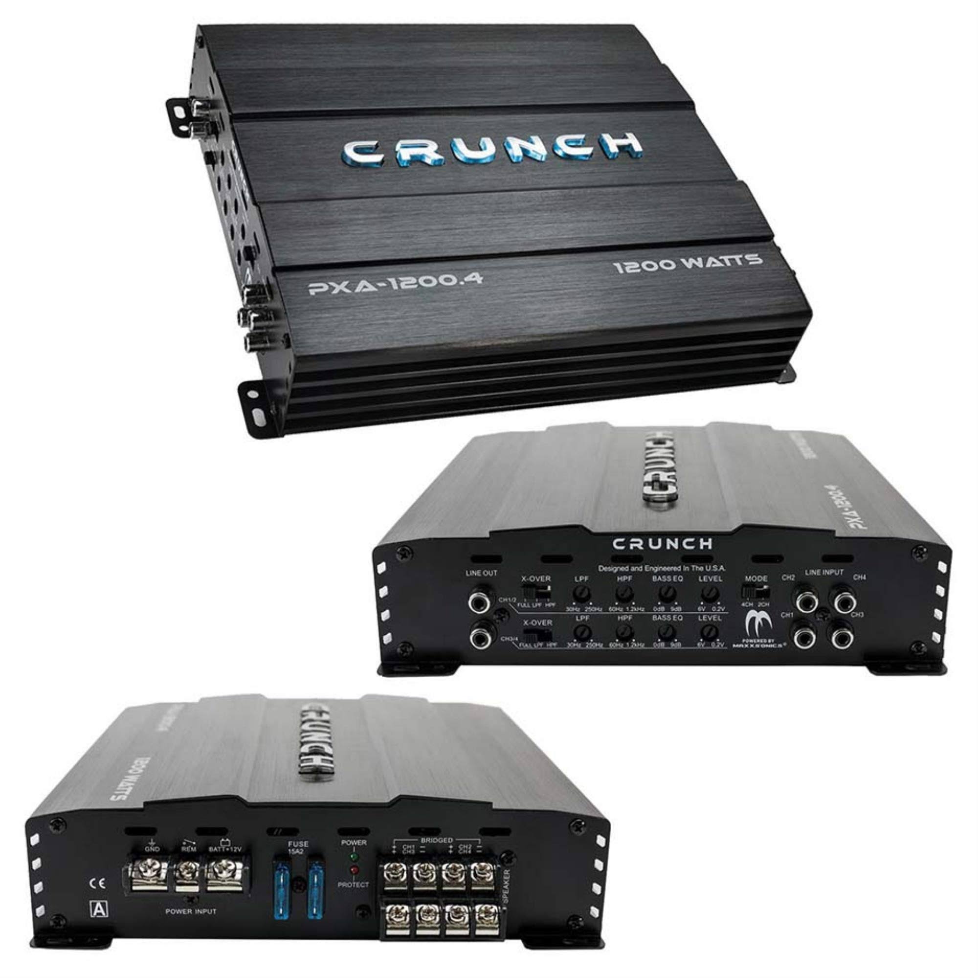 Crunch Pxa12004 Amp 1200 Watt 4 Channel Amplifier - Ritoyou