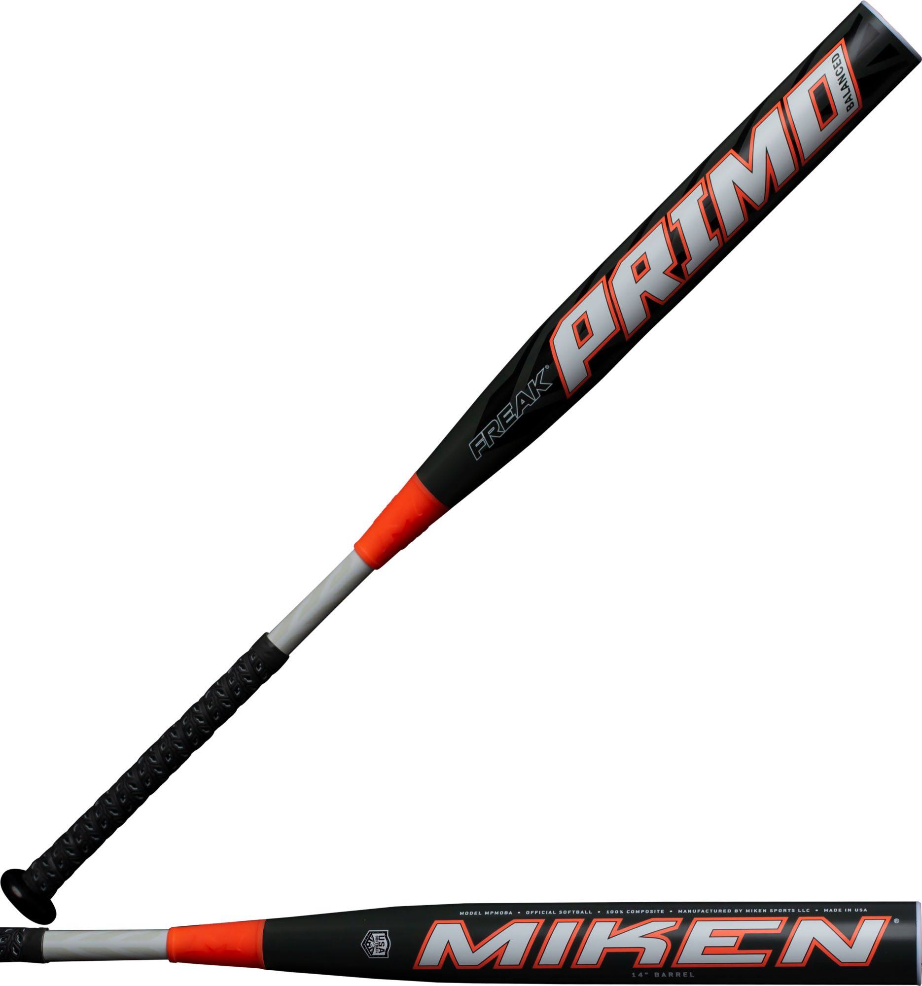 Miken 2020 Freak Primo Balanced ASA/USA MPMOBA Slowpitch Softball Bat ...
