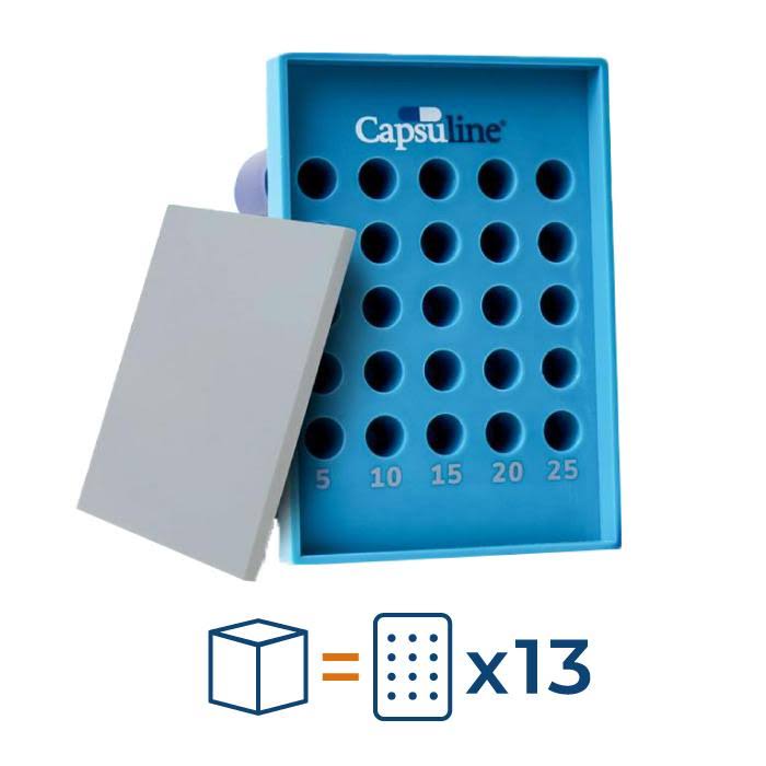 Capsu-TRAY Manual Capsule Filling Tray - Suitable for Size 0 Capsules ...