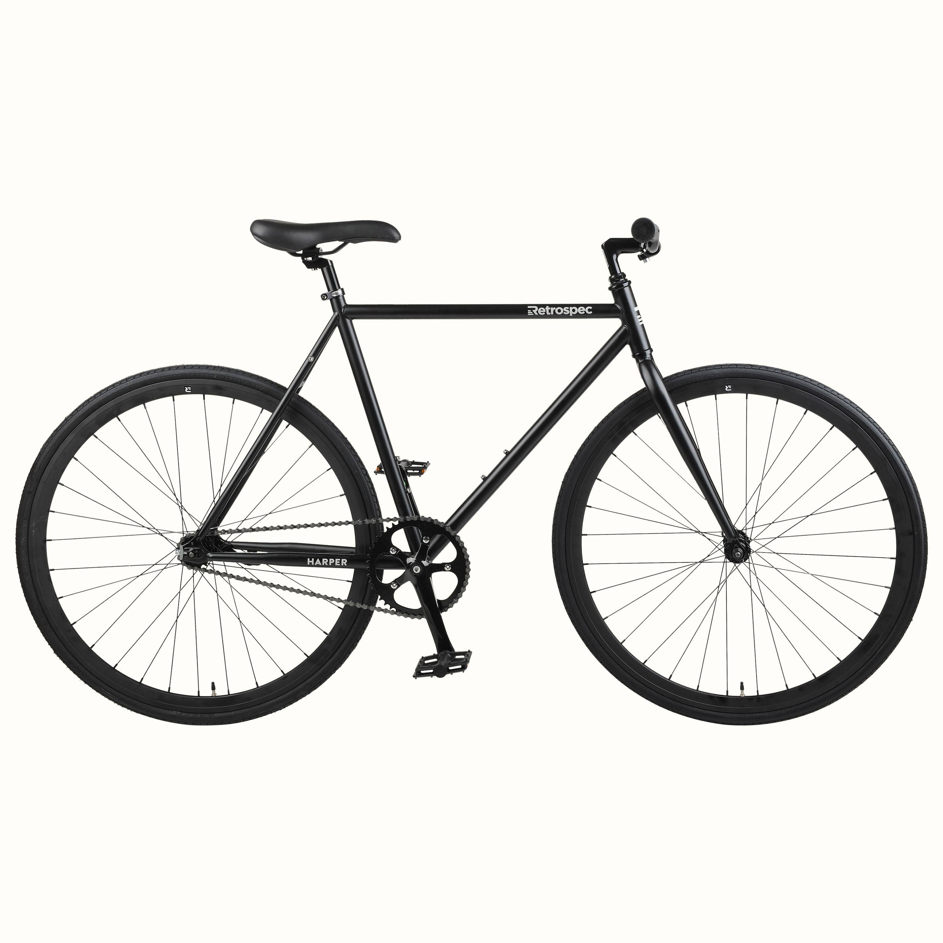 Retrospec Harper Coaster Fixie Style Single-Speed Commuter Bike with ...