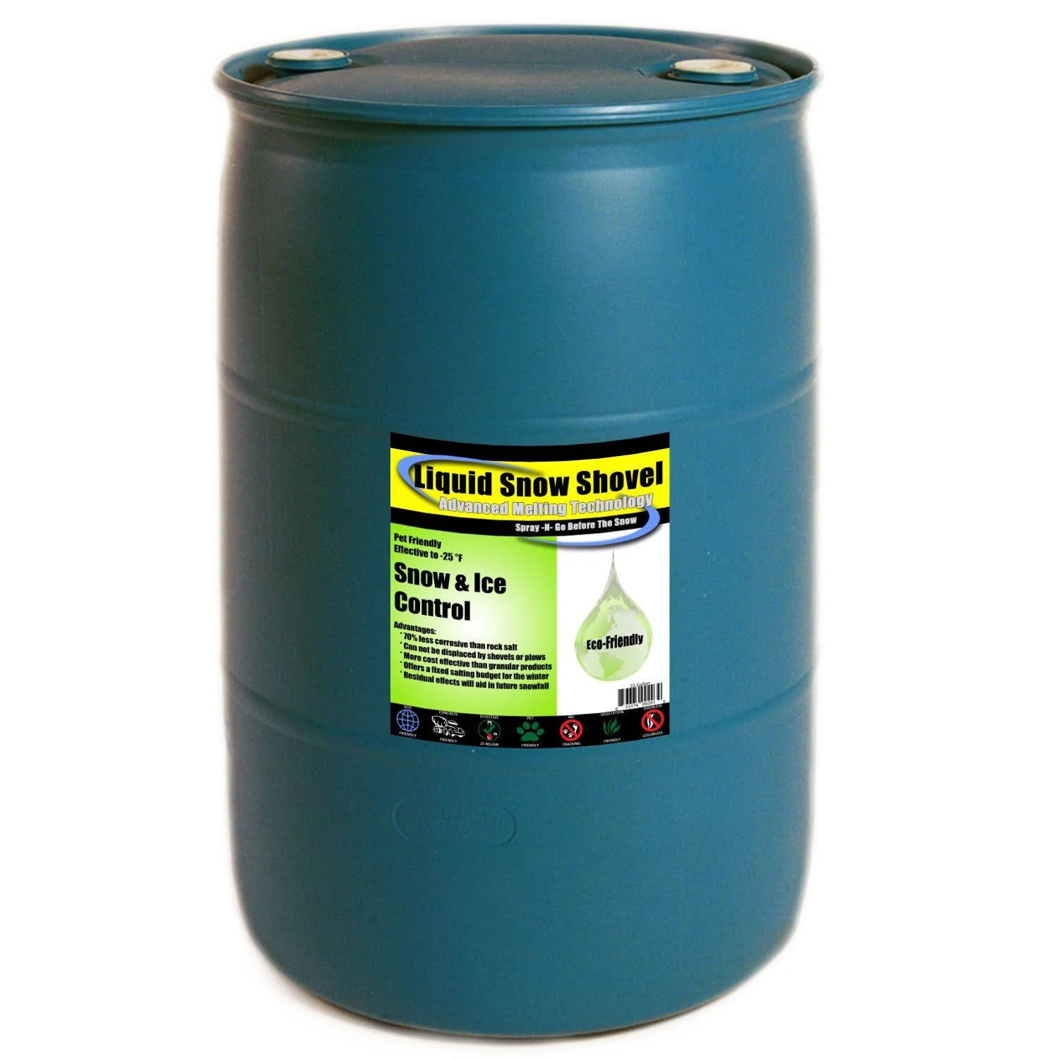 Advanced Seasonal Innovations 055 Liquid Snow Shovel, 55-Gallon Drum ...