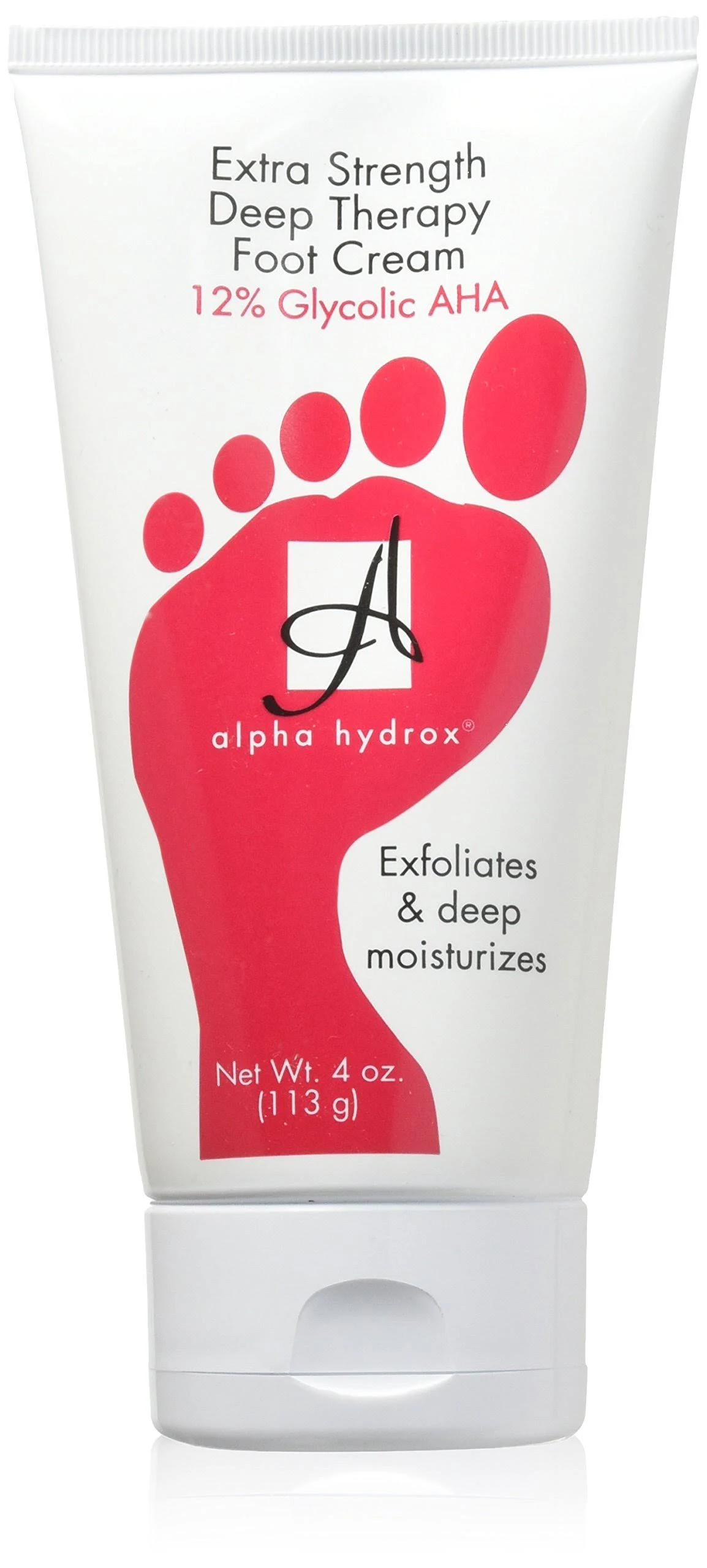 Alpha Hydrox Deep Therapy Foot Cream, Extra Strength - 4 fl oz tube ...