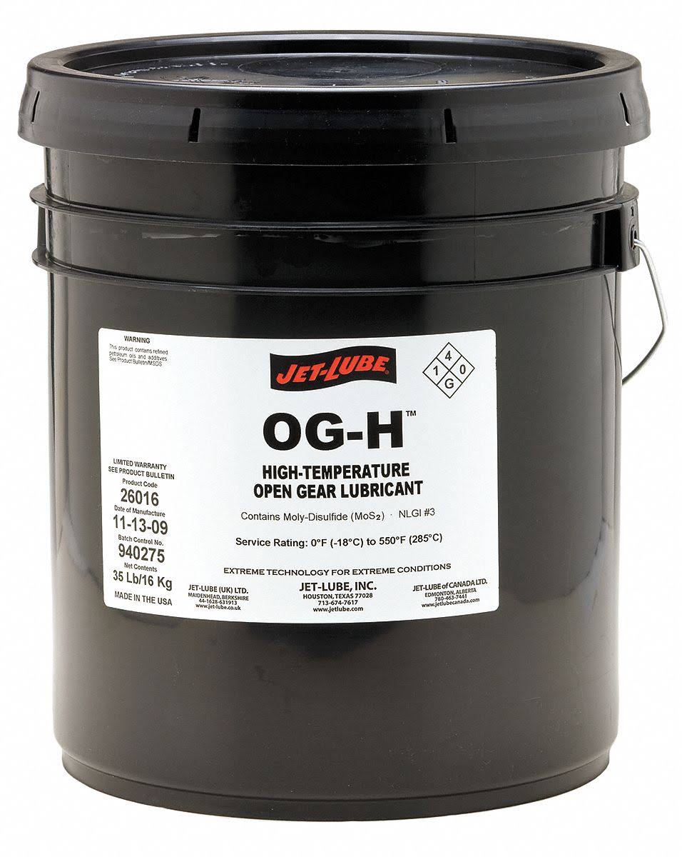 Open Gear Lubricant, NLGI-3, 5 gal. Jet-Lube 26016 - Ritoyou